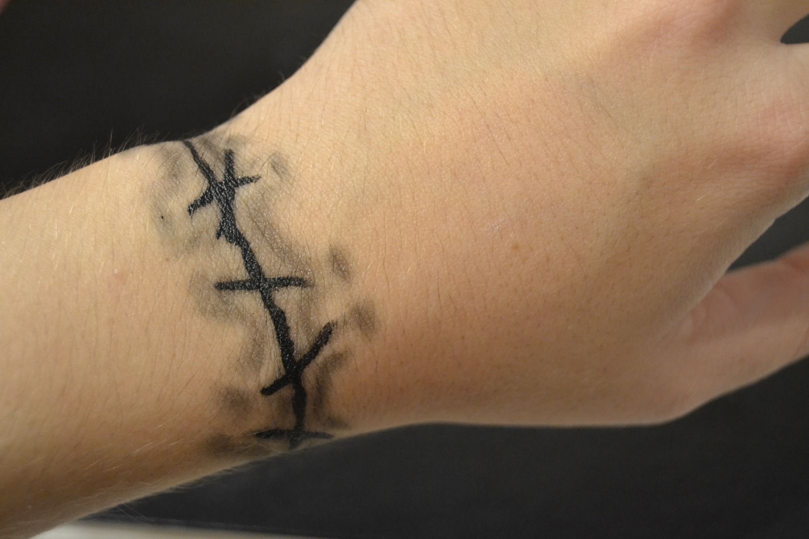 Fake Make Up Stitches : 9 Steps (with Pictures) - Instructables