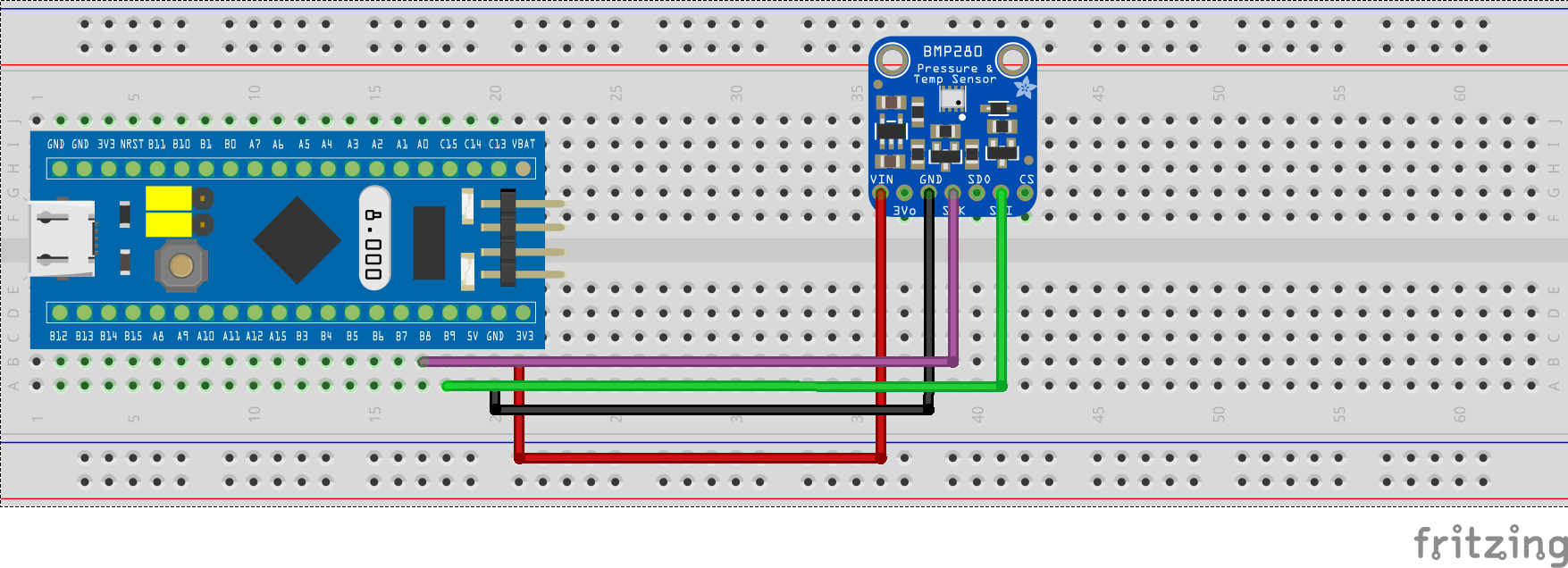 BMP280 Interfacing With STM32F401CCU(Black Pill) Arduino IDE : 5 Steps ...