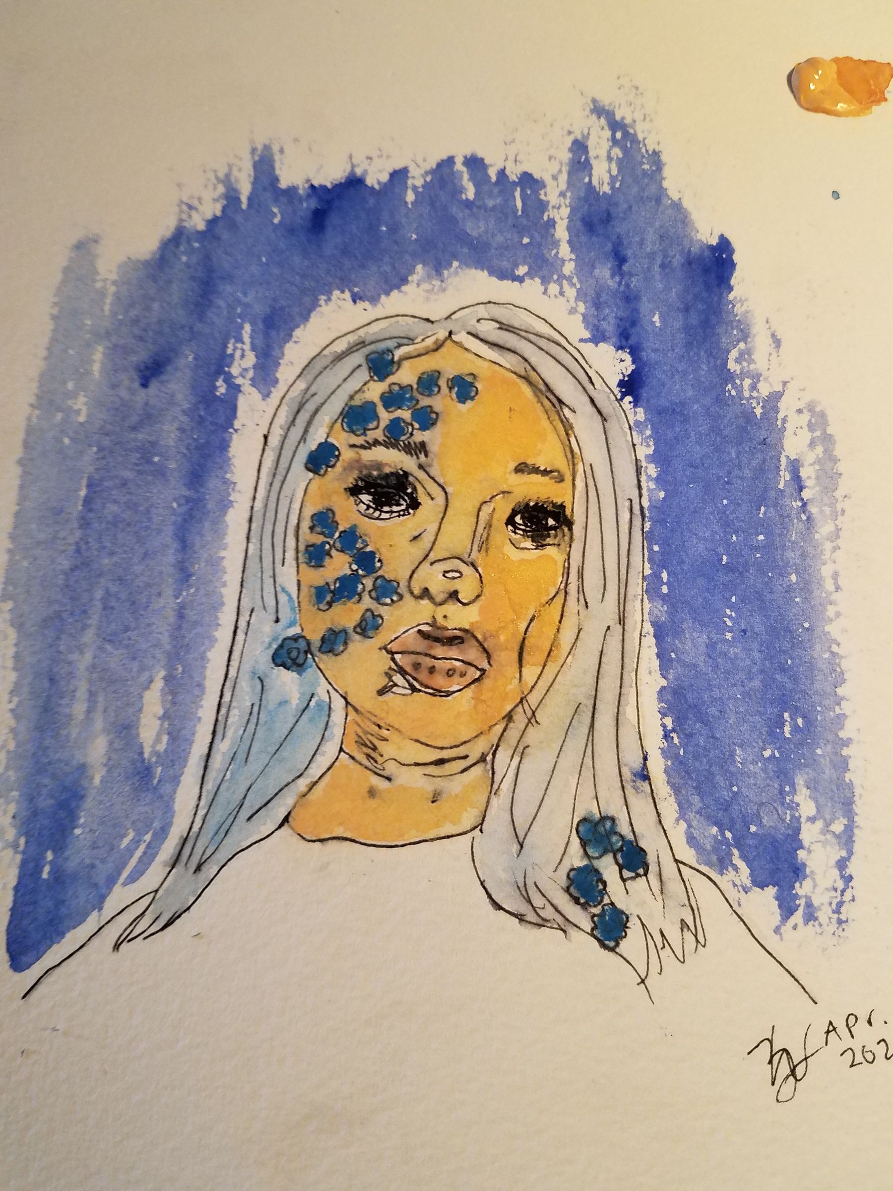 Painting a Watercolor Using One Dominant Color : 9 Steps - Instructables