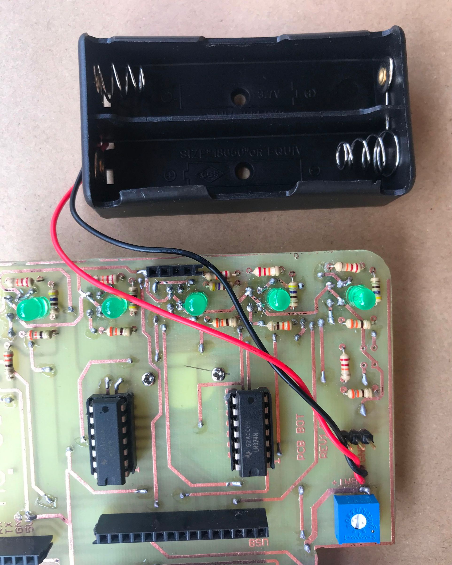 PCB BOT (Line Following, Obstacle Avoiding & Bluetooth Controlled Robot ...