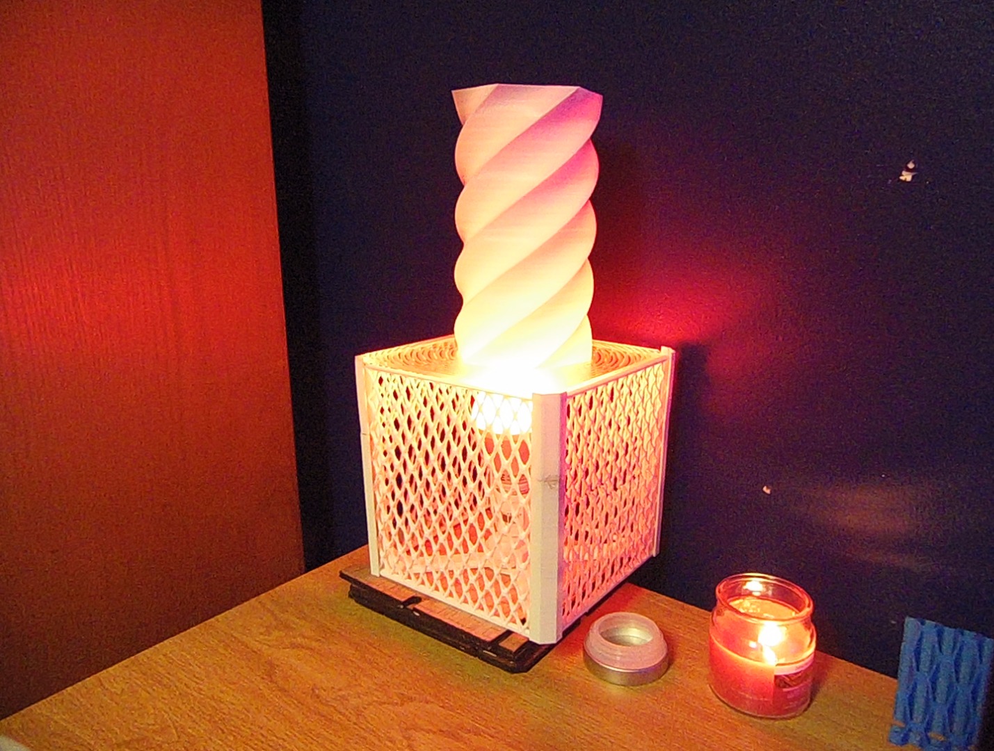 Customizable 3D Printed Laser Cut Lamp : 4 Steps (with Pictures ...