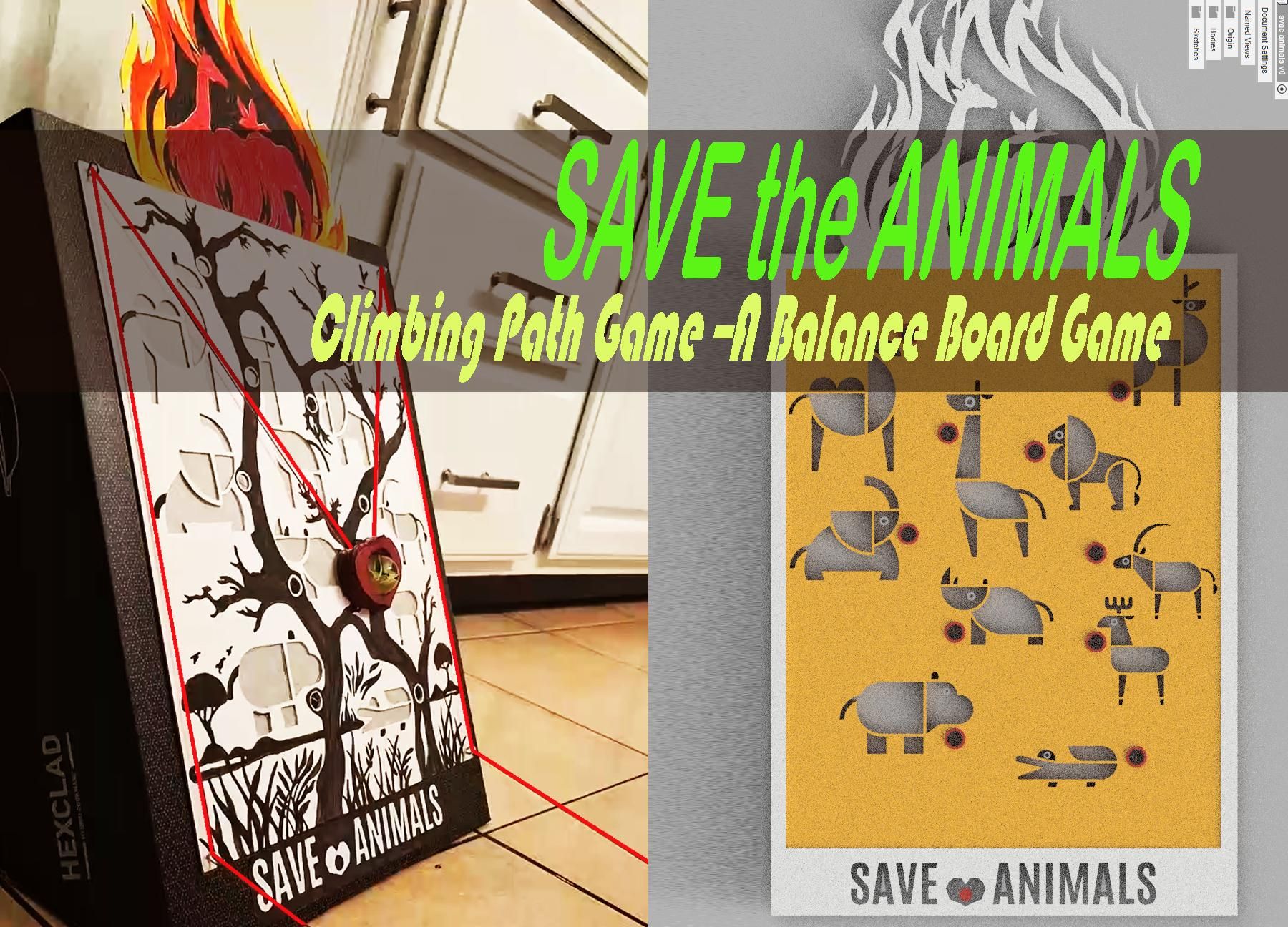 Save the Animals-Climbing Path Game-A Balance Board Game : 5 Steps ...