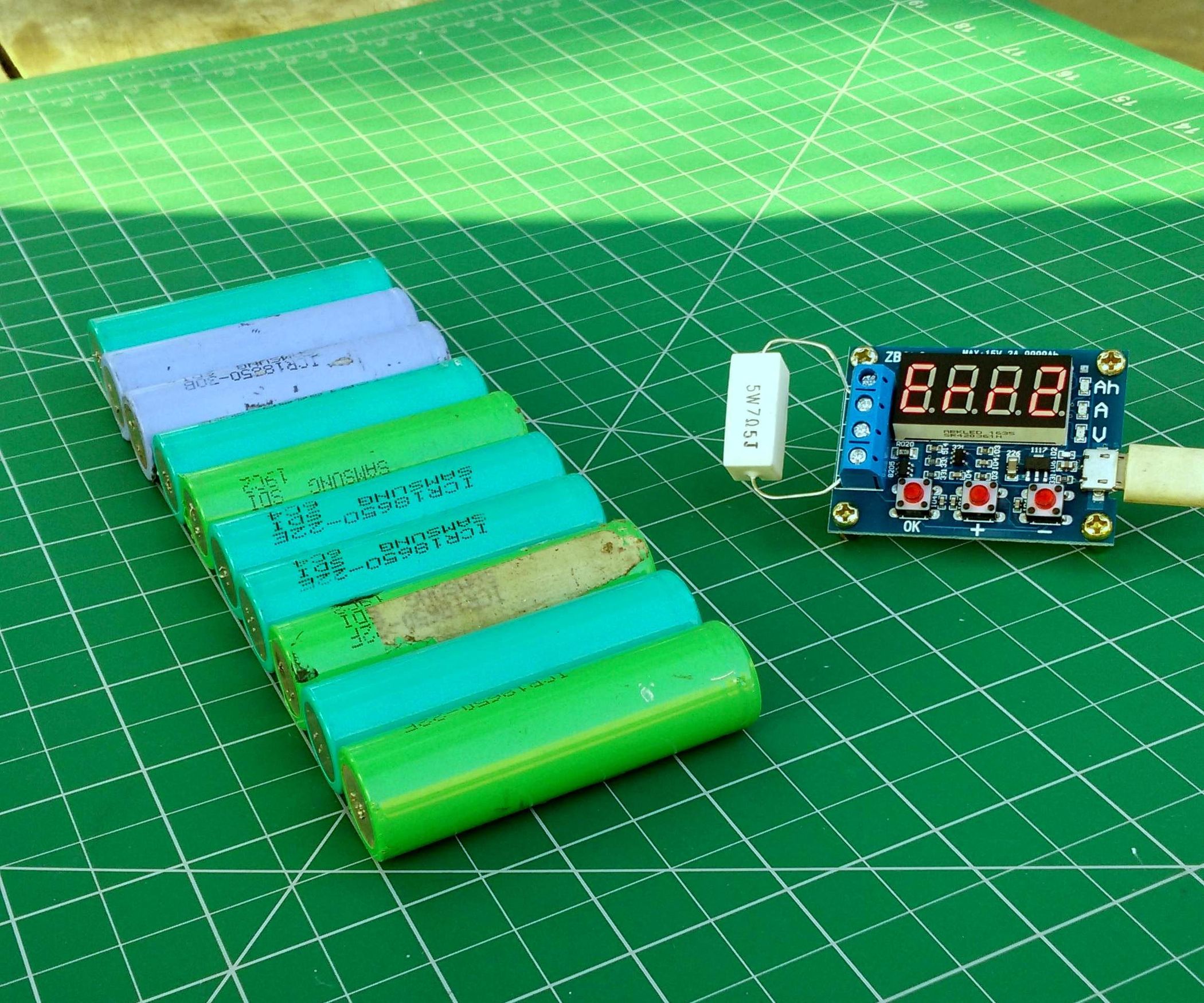 Lithium Battery Capacity Tester : 5 Steps (with Pictures) - Instructables