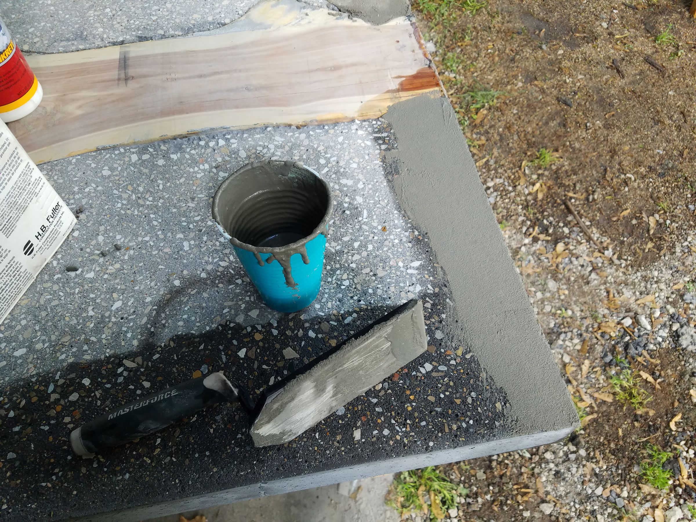 Concrete and Wood Slab Table : 6 Steps (with Pictures) - Instructables