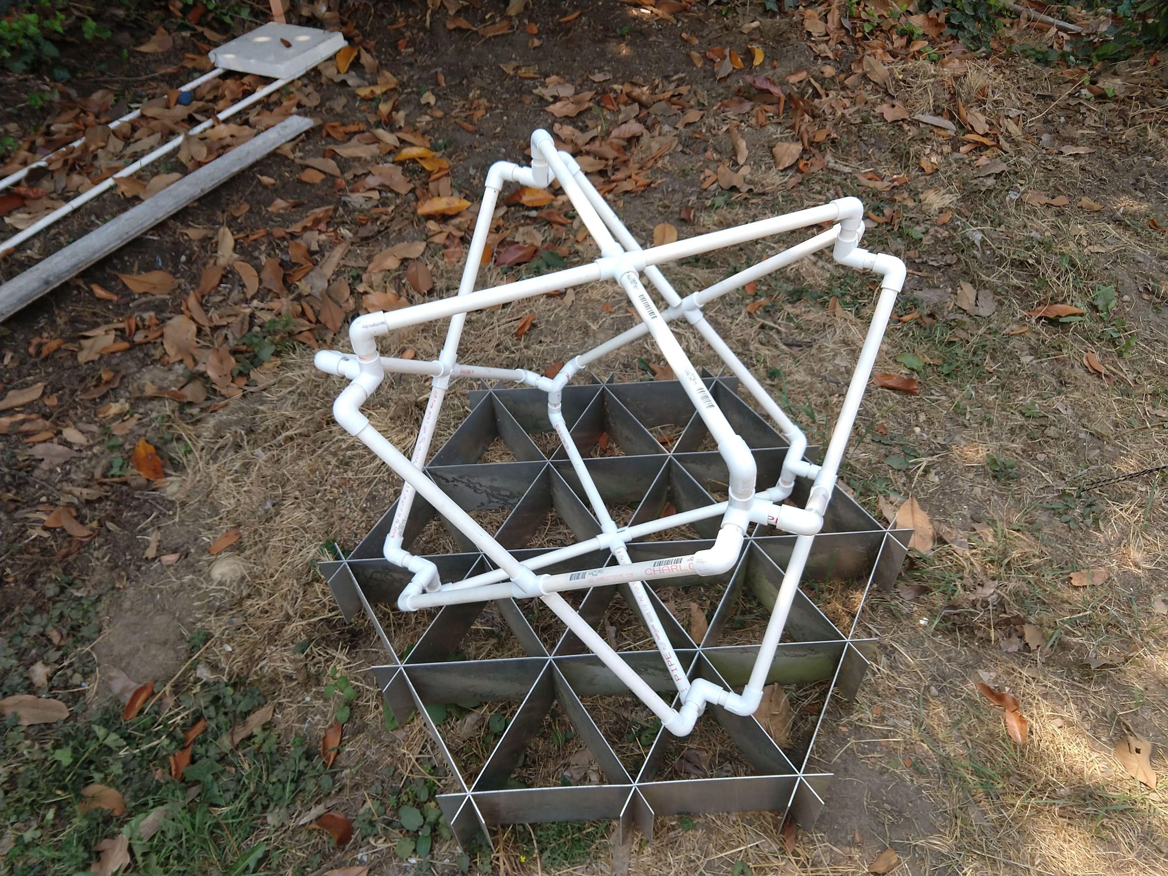 PVC Pipe Star Tetrahedron : 3 Steps - Instructables