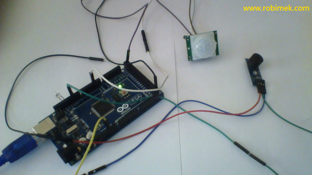 Arduino PIR Motion Sensor Based Security System : 3 Steps (with ...