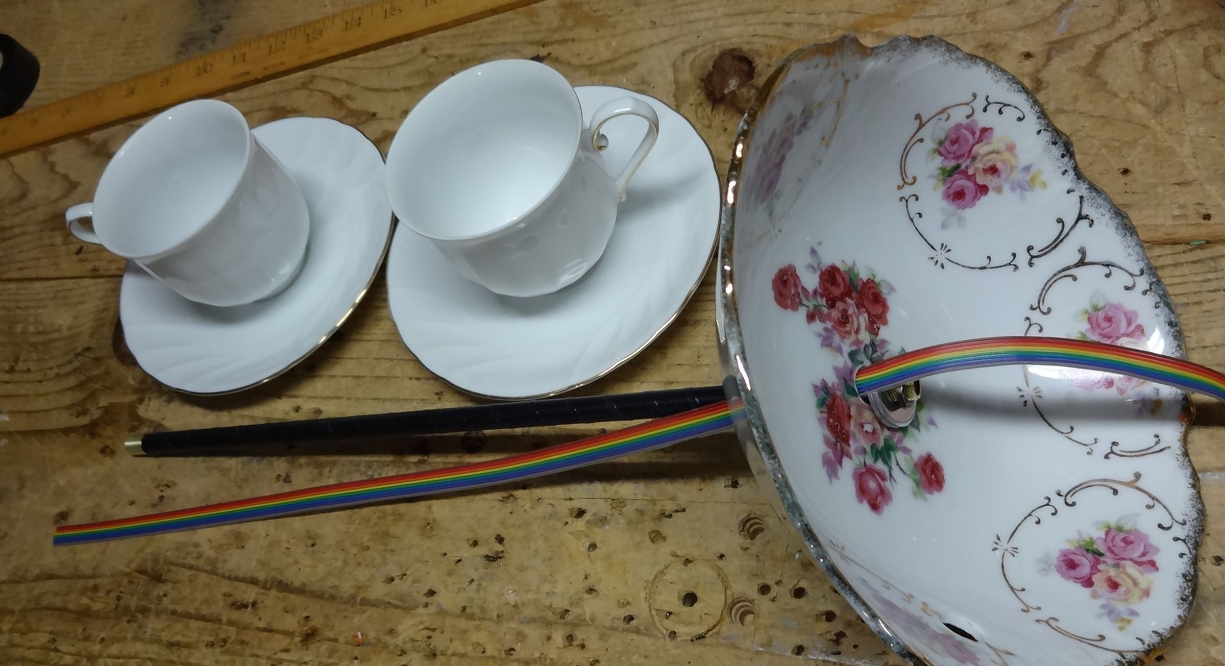 Tea Cup Lamp, Coffee Cup Lamp : 13 Steps (with Pictures) - Instructables