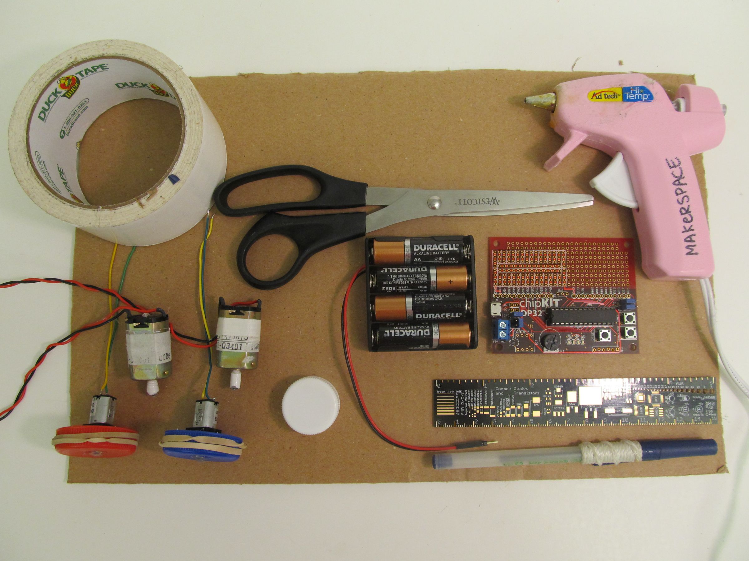 Cardboard Chassis for Cheap Robots 3: Boardbot : 12 Steps (with ...