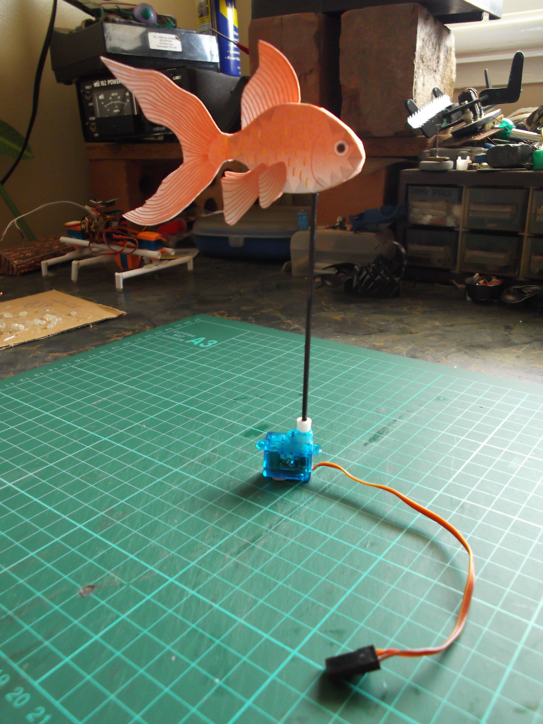 Papercraft Goldfish Robot : 11 Steps (with Pictures) - Instructables