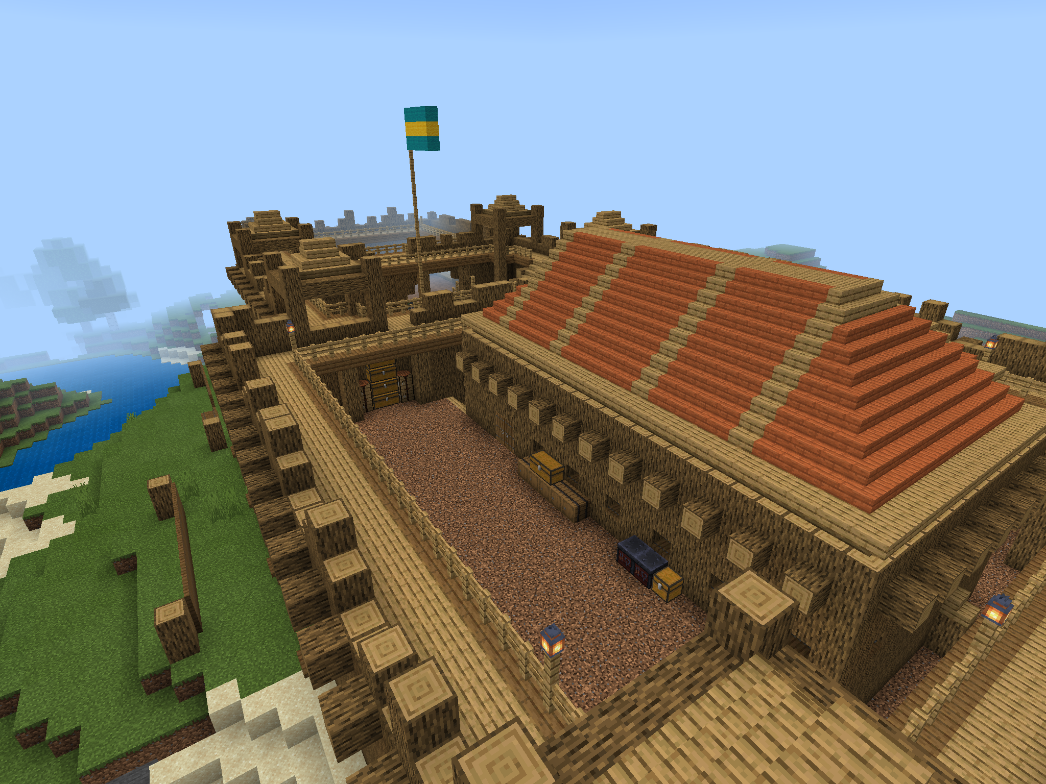 Minecraft - Atlas Class Duel Frigate : 6 Steps - Instructables