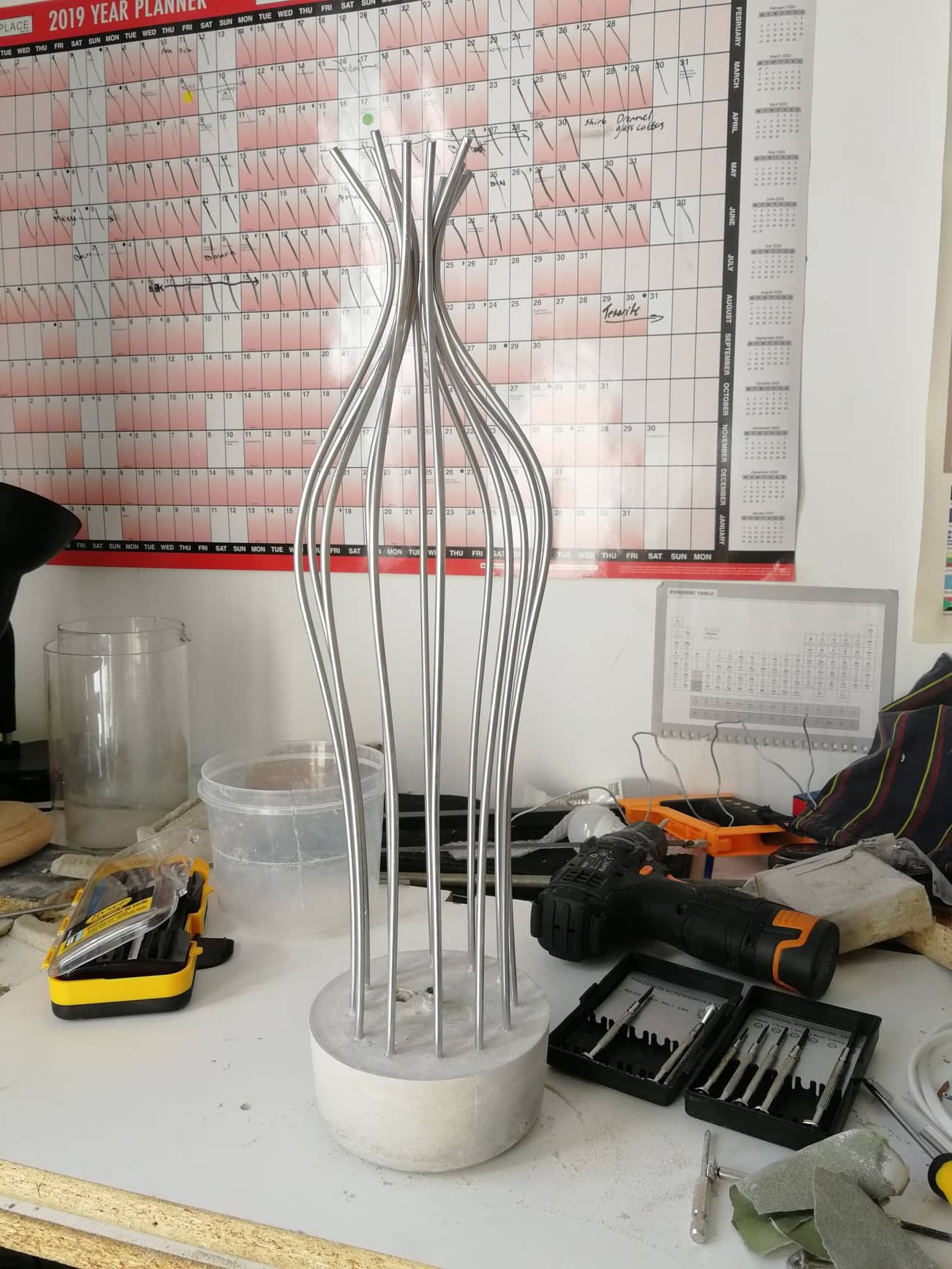 Concrete Base Table Lamp : 5 Steps (with Pictures) - Instructables