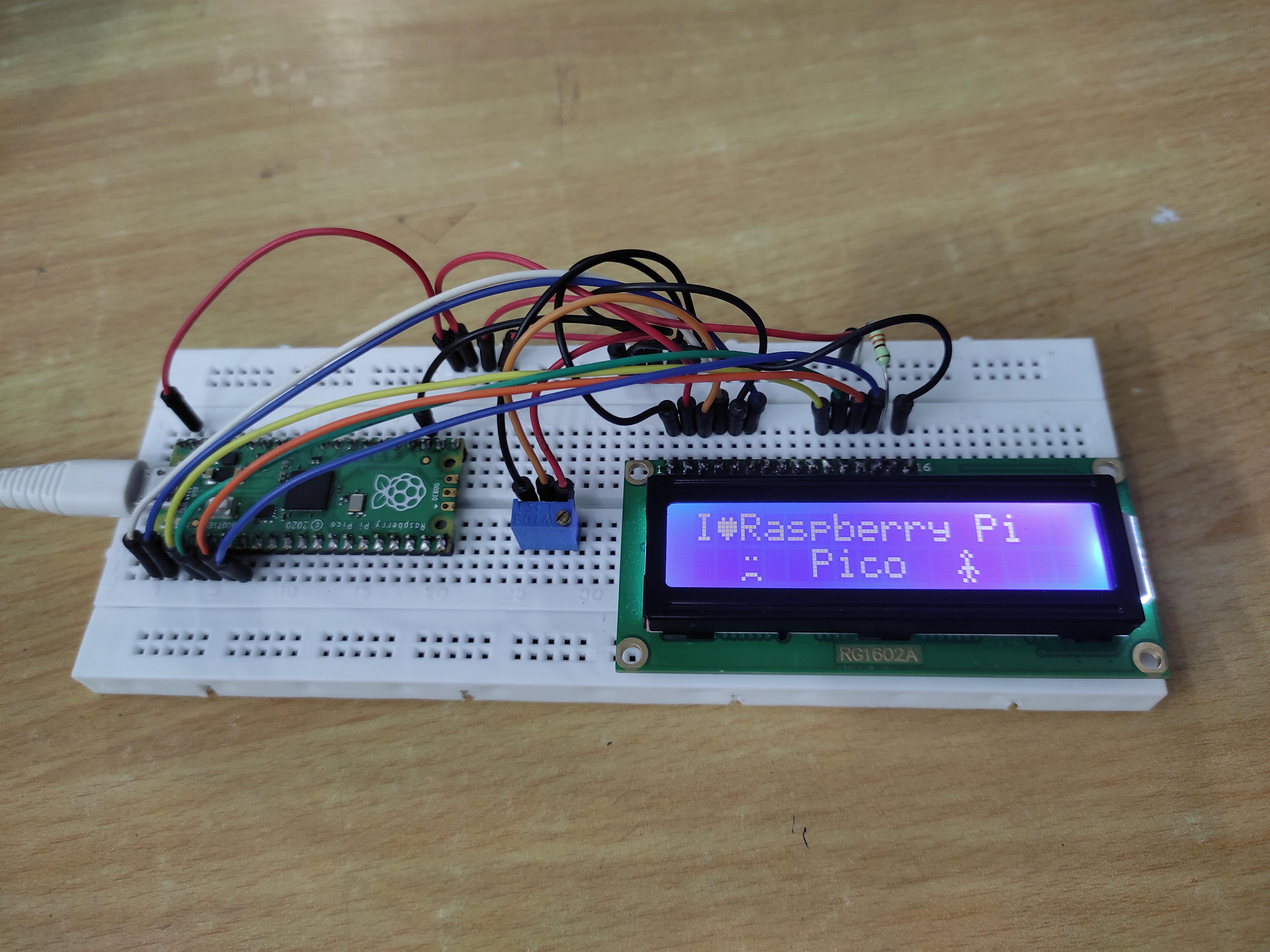Raspberry Pi Pico and 16x2 LCD : 3 Steps (with Pictures) - Instructables
