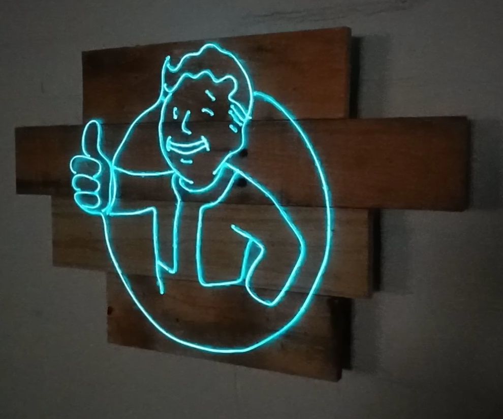 Neon Fallout Sign : 7 Steps (with Pictures) - Instructables