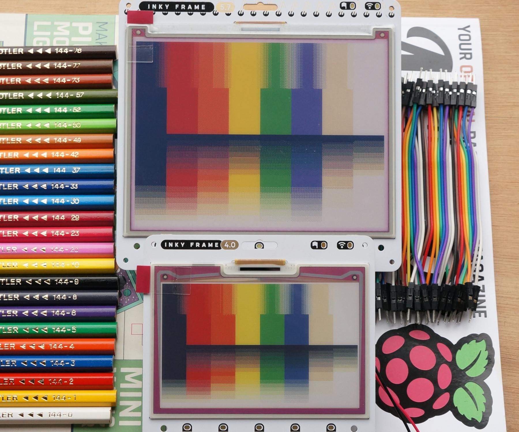 Pimoroni Inky Frame Comparison - 4 Inch Vs 5.7 Inch : 18 Steps (with ...