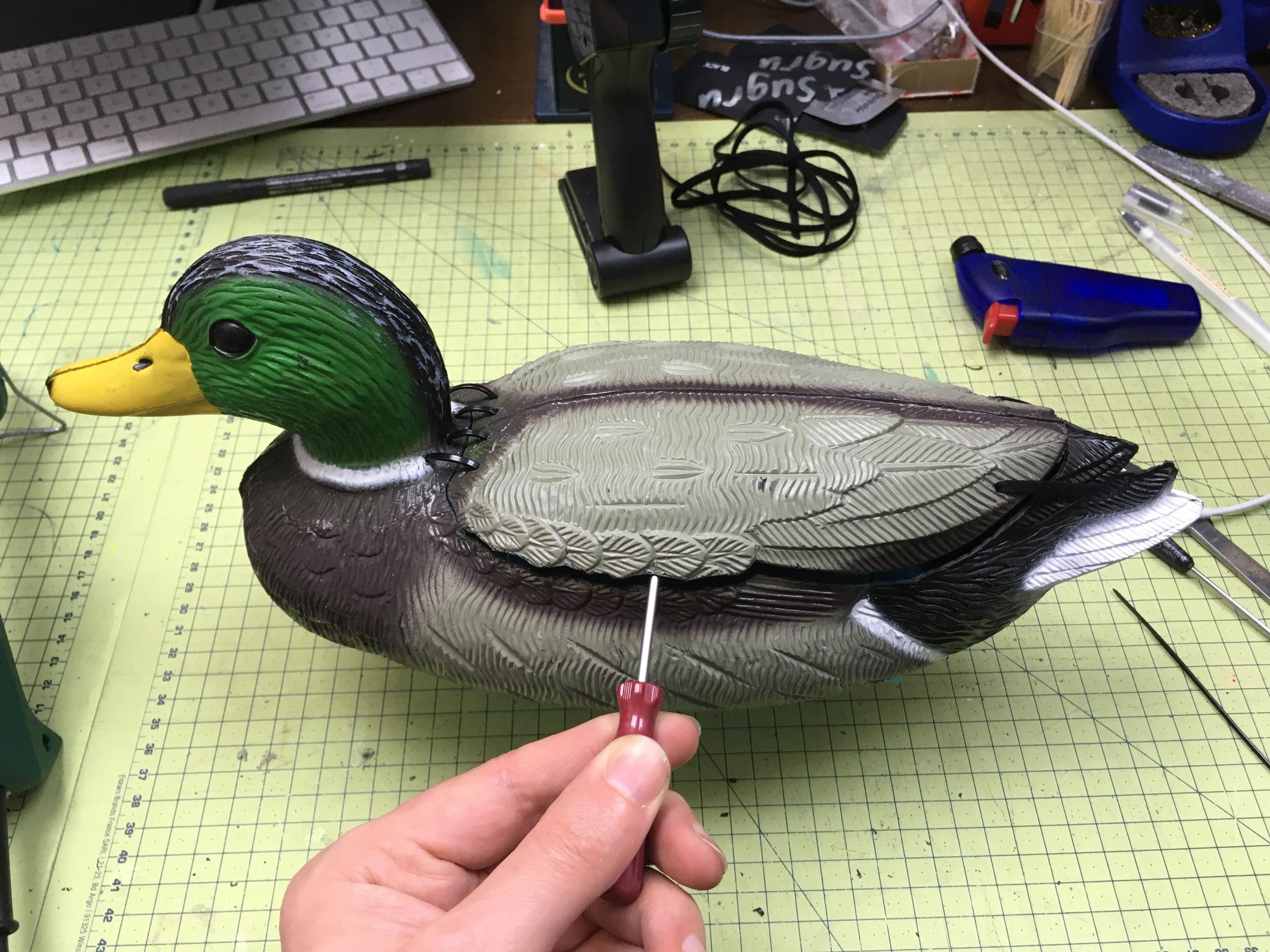 Dave - the Remote Control Duck (An Intro to 'Kit-Bashing') : 25 Steps ...