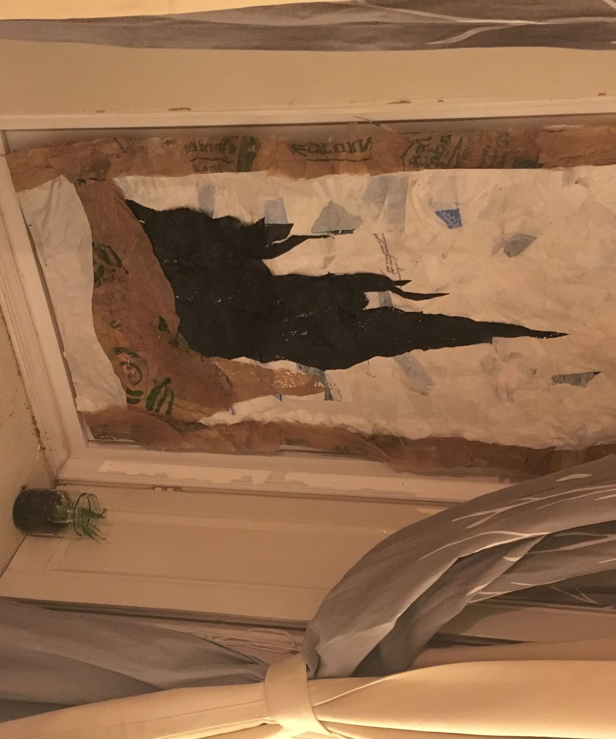 Decorative Window Draft Reducer From Recycled Plastic Bags : 15 Steps ...