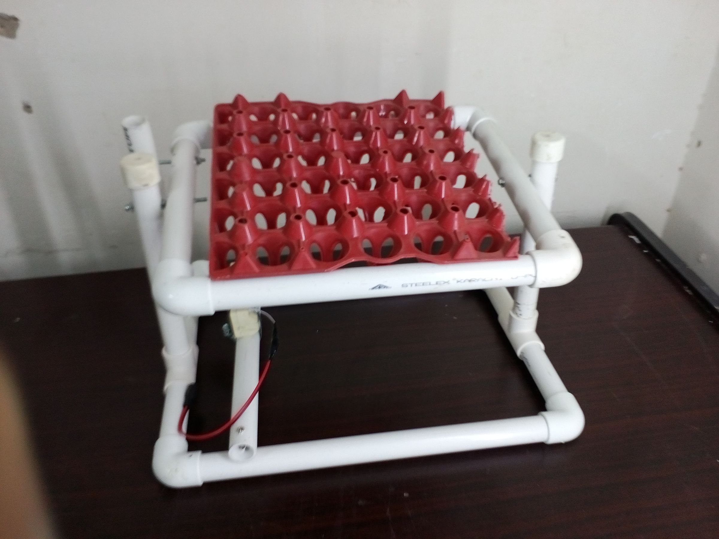 How to Make Automatic Rotating Egg Tray From PVC : 7 Steps (with ...