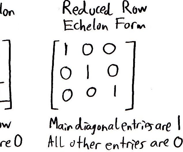Transforming Square Matrices Into Reduced Row Echelon Form : 7 Steps ...