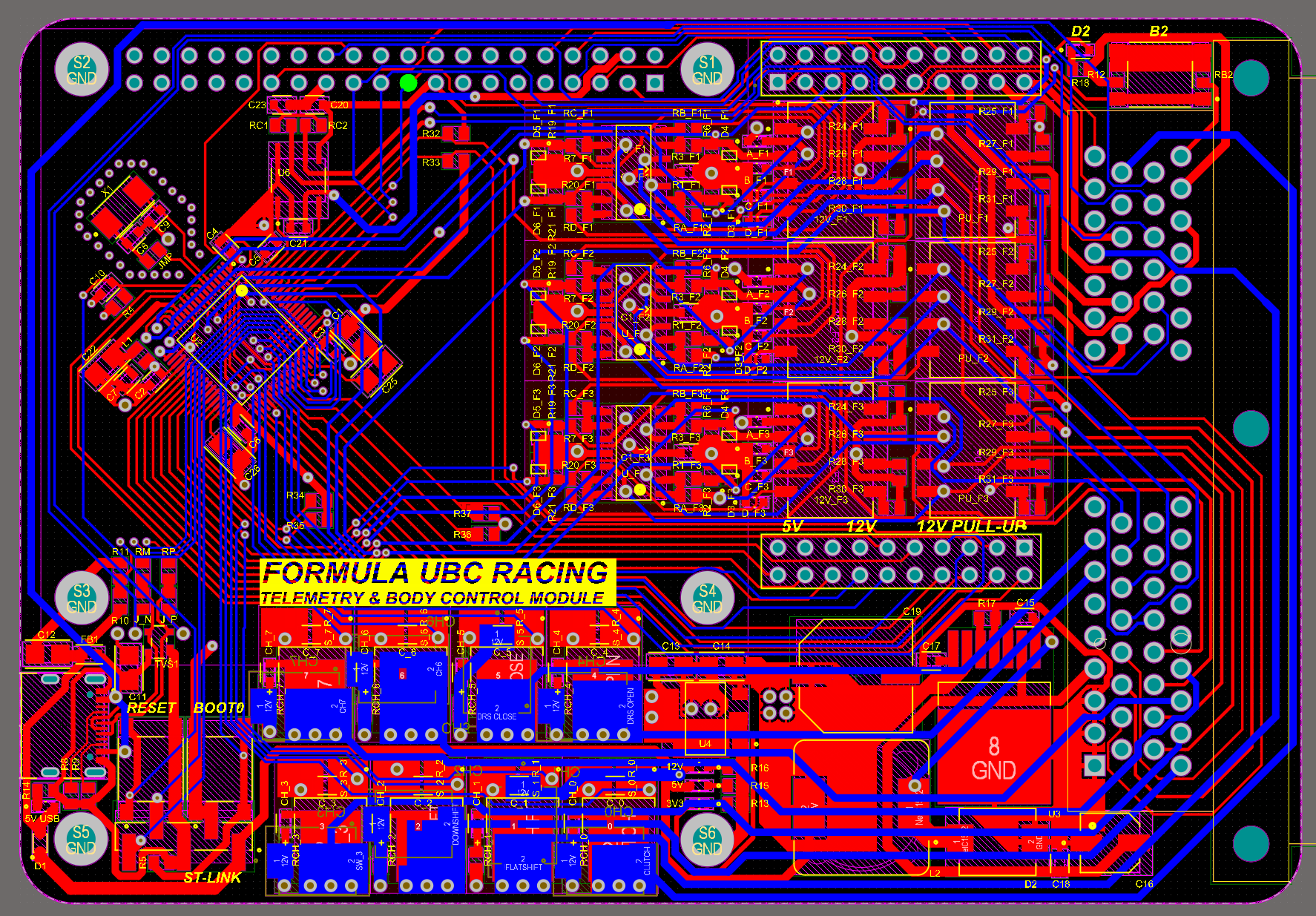 Telemetry & Body Control Module | Formula UBC SAE | STM32/Raspberry Pi ...