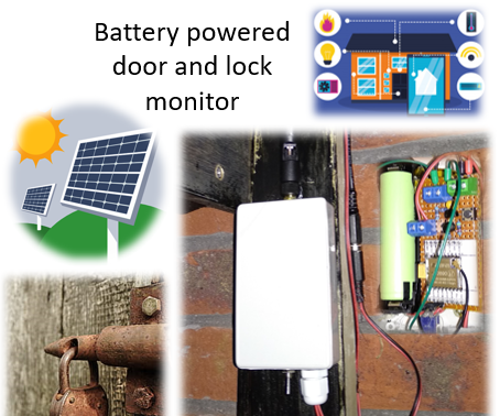 Battery Powered Shed Door & Lock Sensor, Solar, ESP8266, ESP-Now, MQTT ...