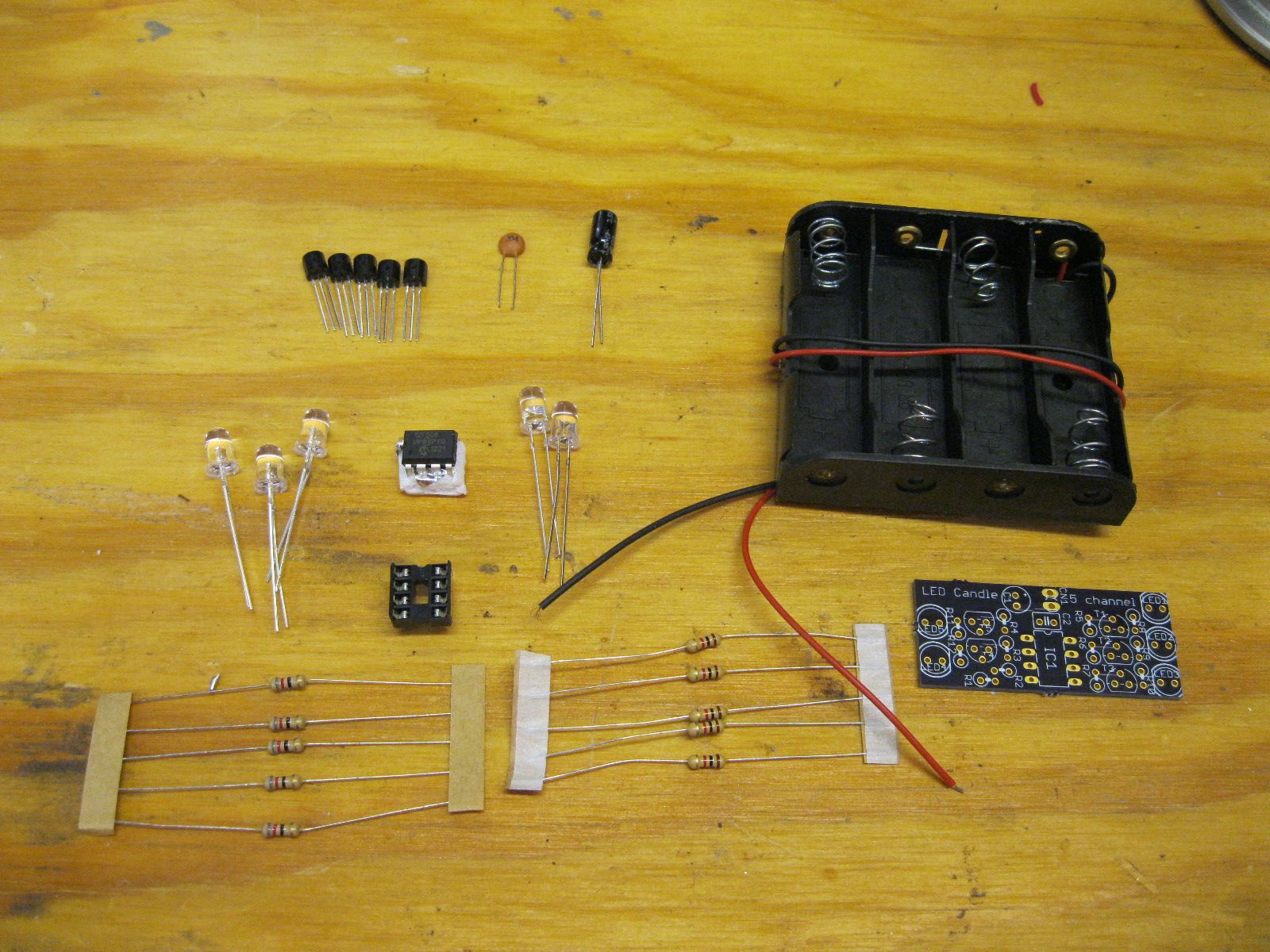 How to Build a 5 Channel Flame-less LED Candle Simulator : 16 Steps ...