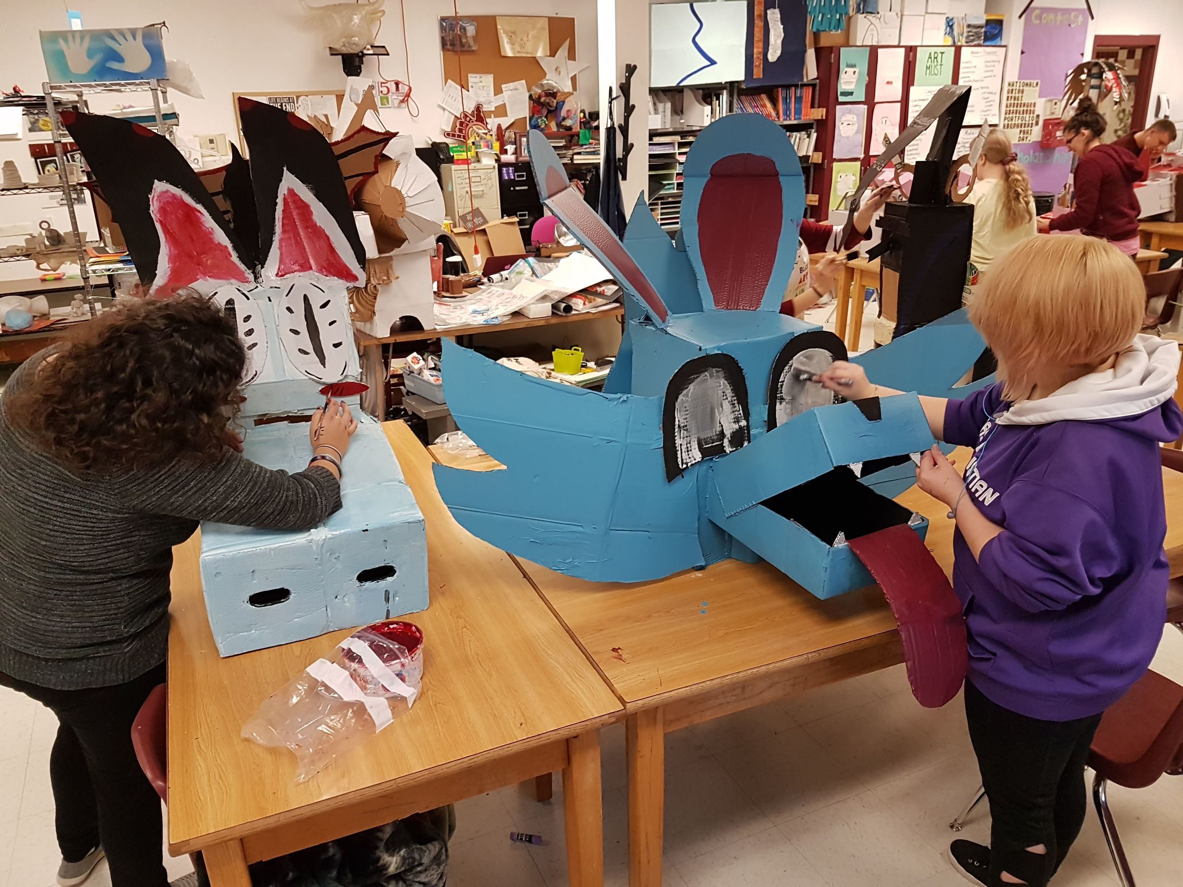 Wayne White Inspired Cardboard Masks : 5 Steps (with Pictures ...