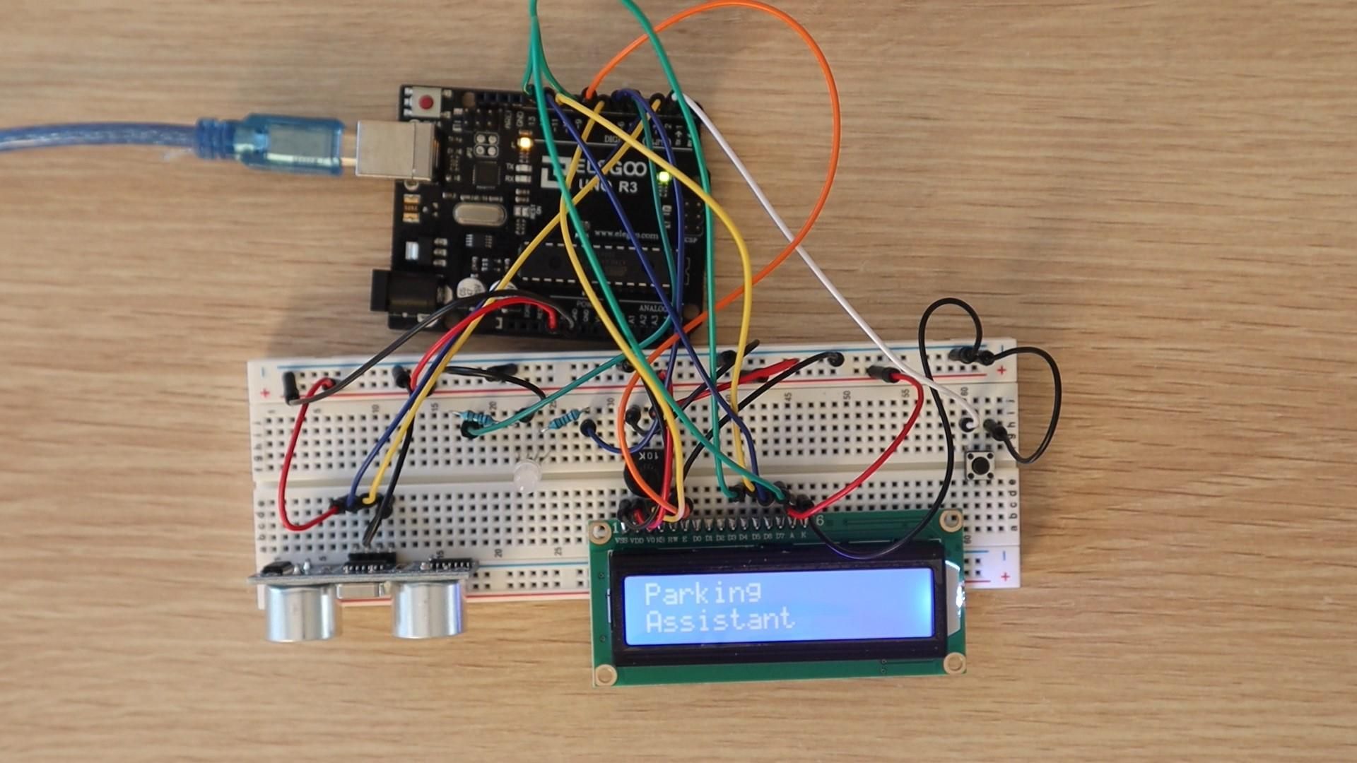 Arduino Parking Assistant - Park Your Car in the Correct Spot Every ...