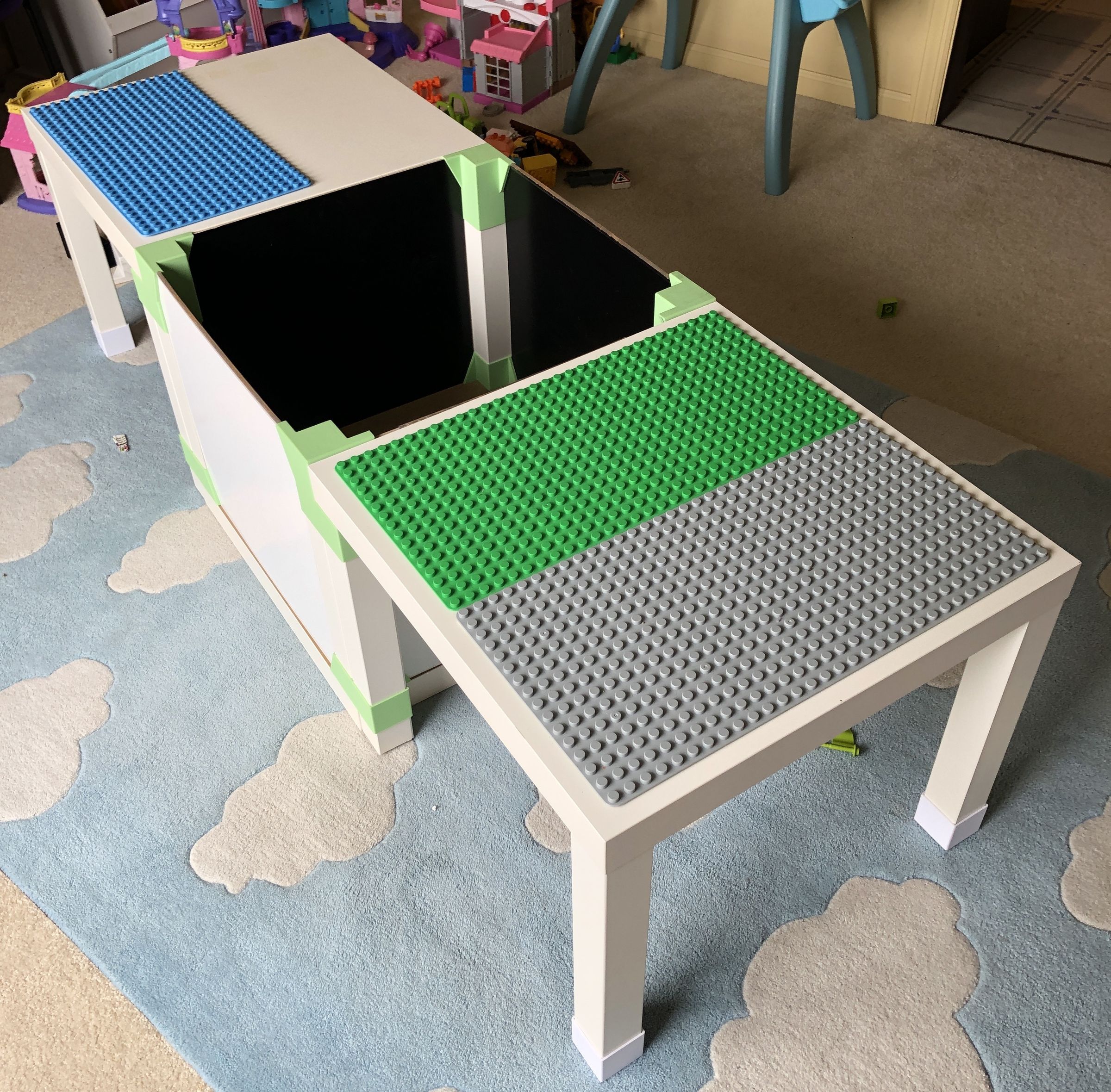 Hardware-free LEGO/DUPLO Table (IKEA LACK Hack) : 9 Steps (with ...