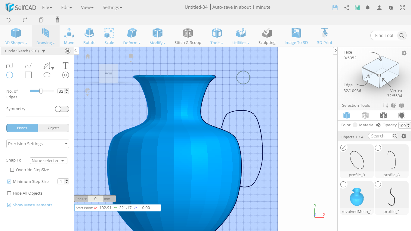 How to Easily Model a Vase | SelfCAD : 11 Steps - Instructables
