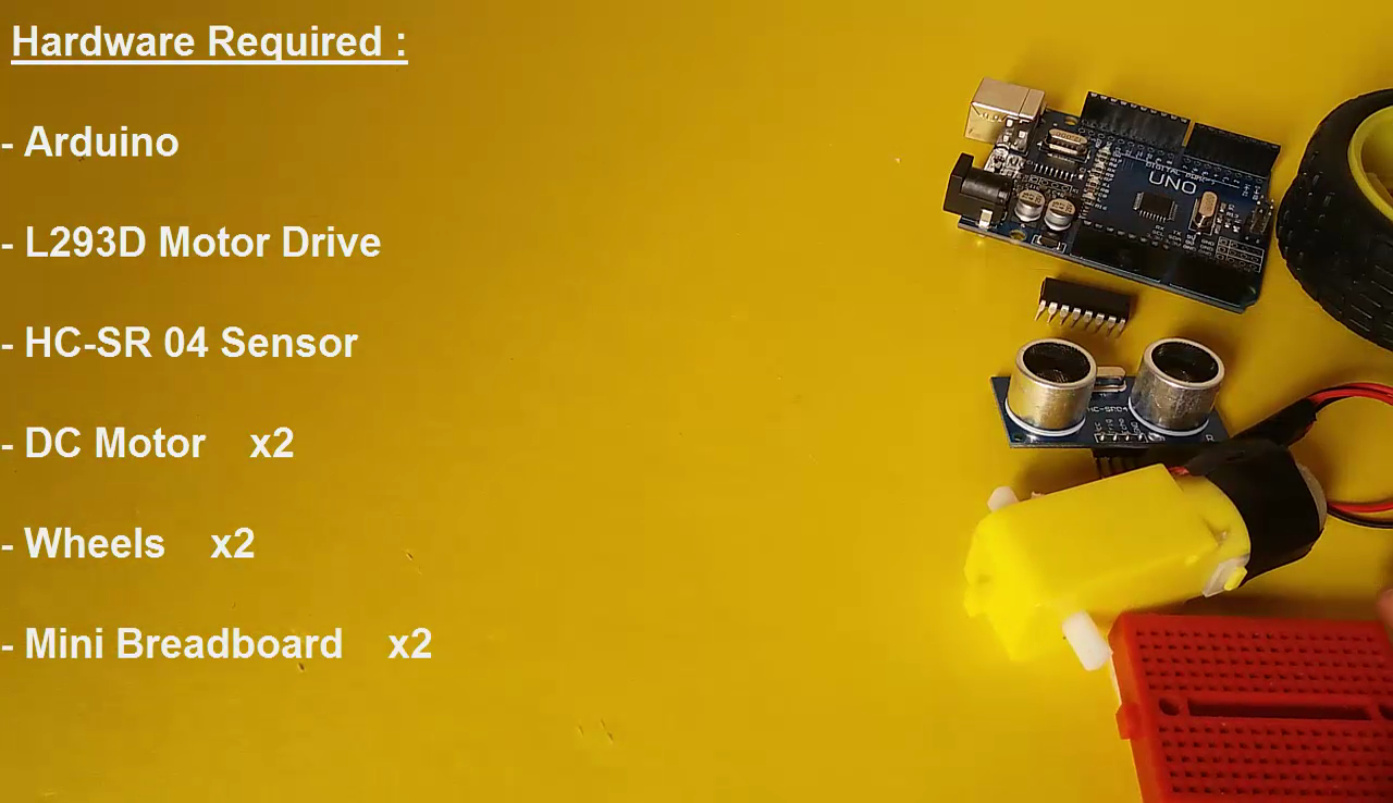 Arduino - Obstacle Avoiding Robot (with L293D) : 11 Steps (with ...