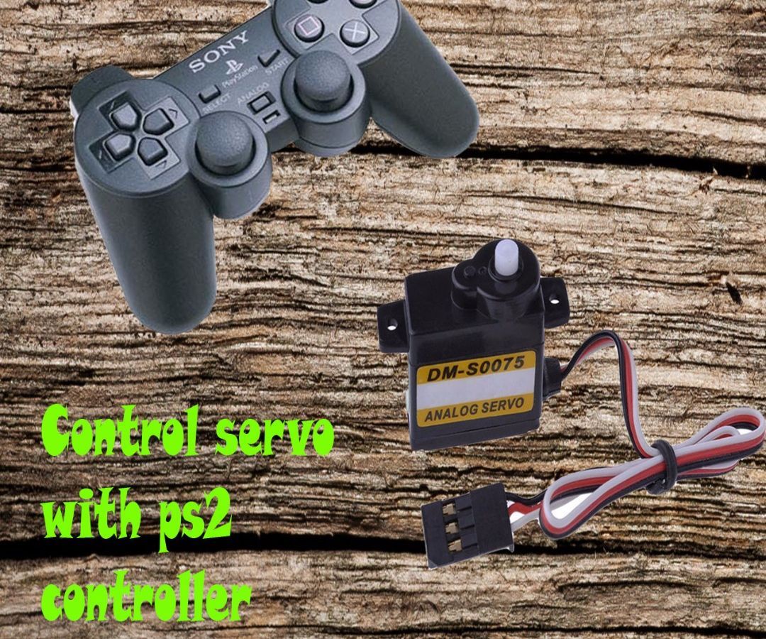 How to Control Servo With Play Station 2 Controller : 5 Steps (with ...