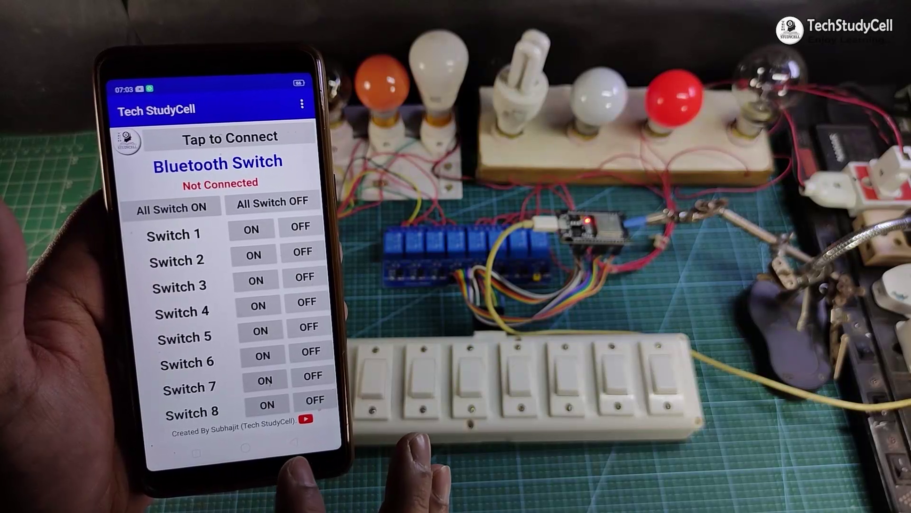 Esp32 Bluetooth Home Automation With Manual Switch 8 Steps