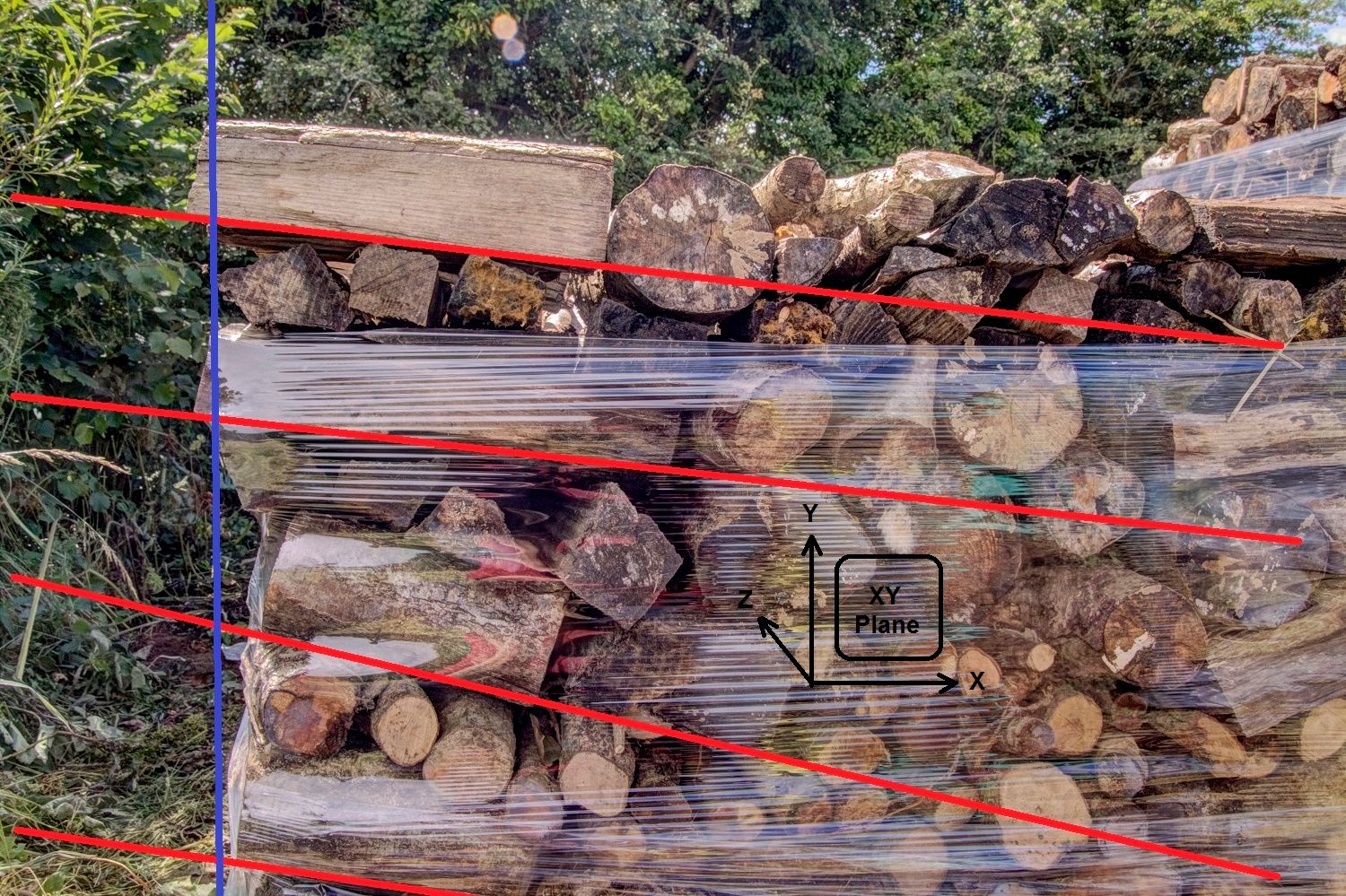 How to Stack and Ventilate Firewood With Pallet Wrap : 18 Steps (with ...