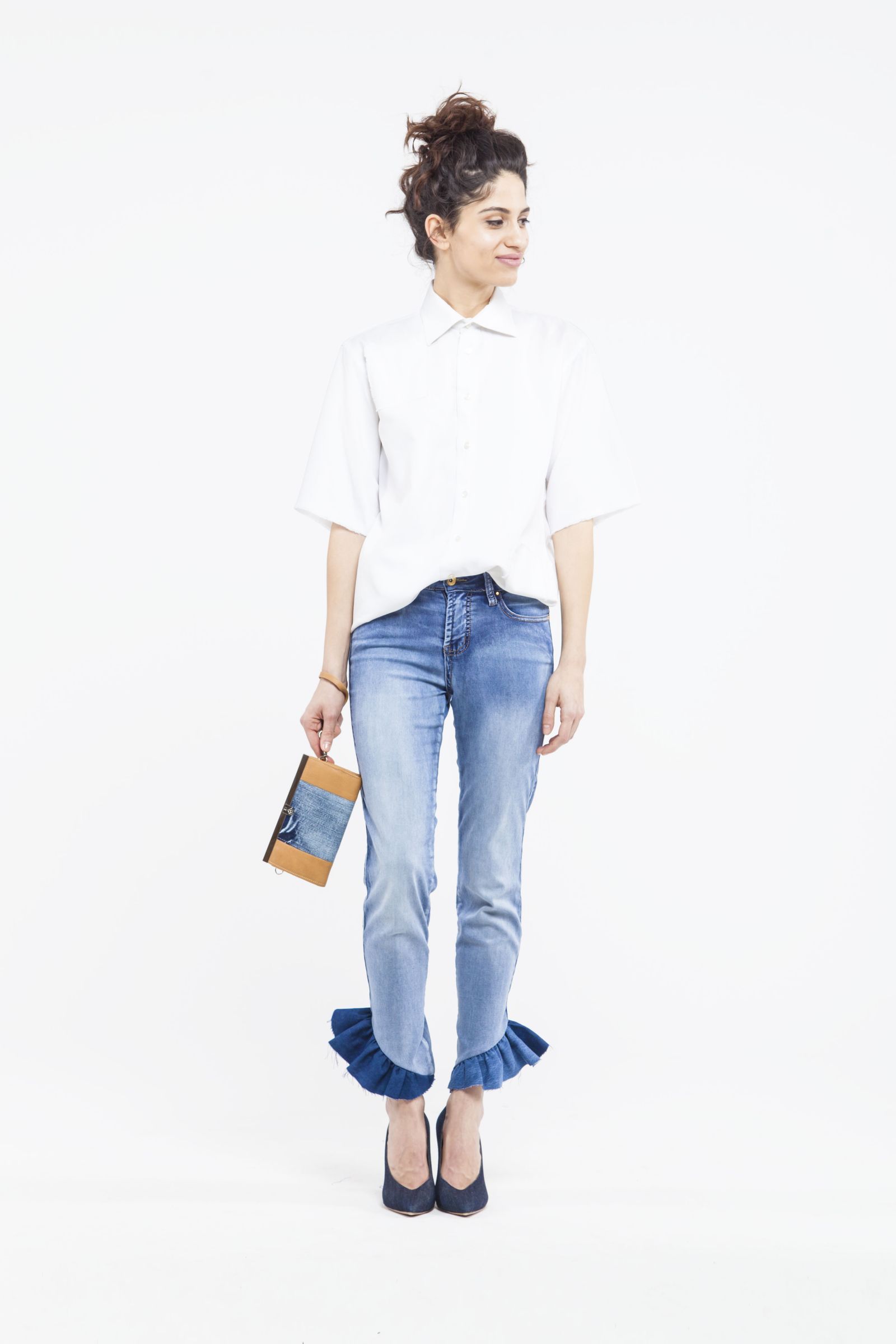 DIY1704 - RUFFLE-UP YOUR JEANS : 11 Steps - Instructables