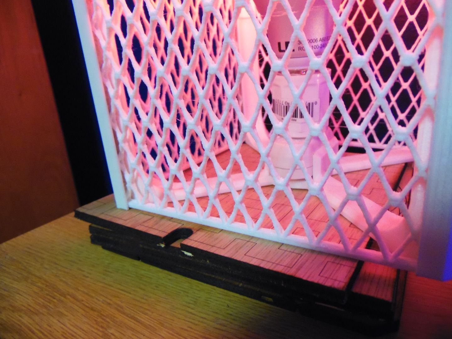 Customizable 3D Printed Laser Cut Lamp : 4 Steps (with Pictures ...