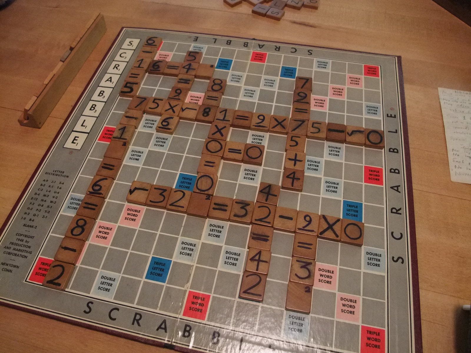 Number Scrabble - the Game (aka: Math Scrabble) : 4 Steps (with ...