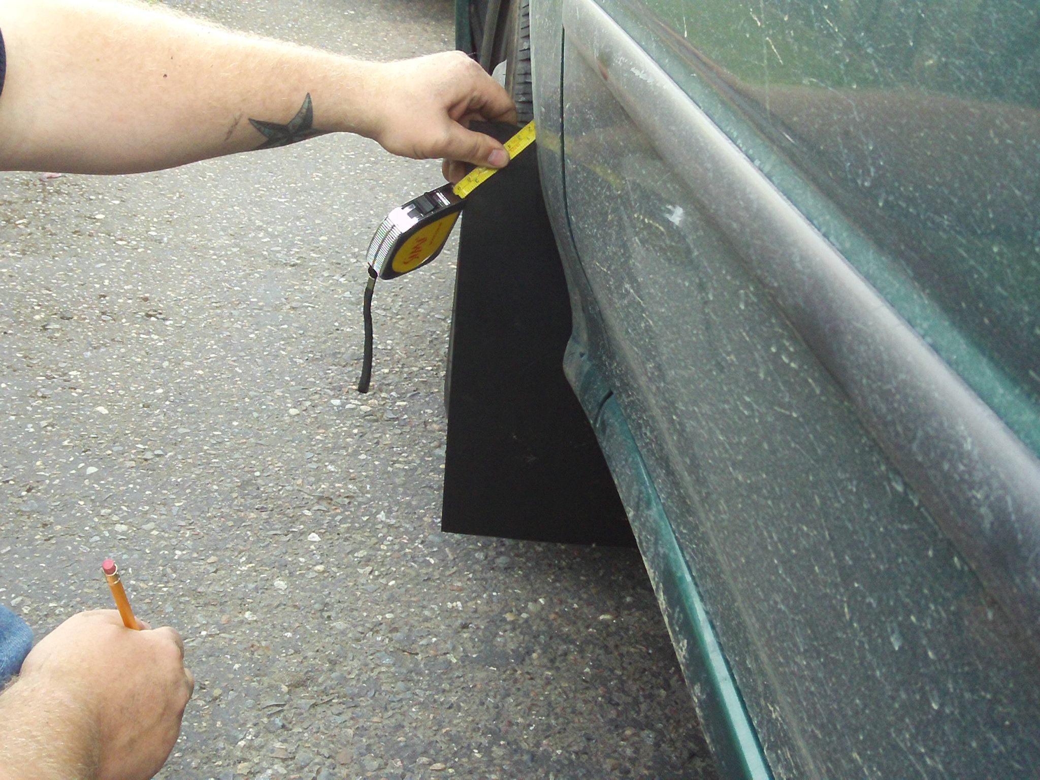 Rally Style Polyurethane Mud Flaps for $20 : 5 Steps (with Pictures ...