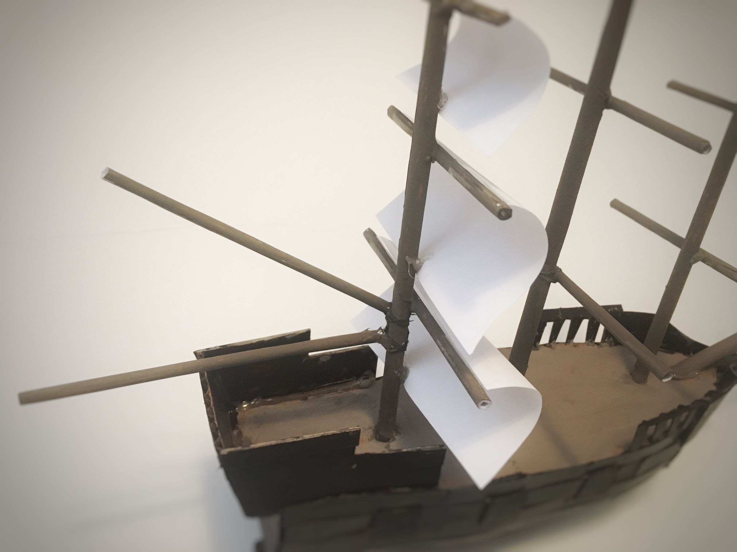 Model Ship From Paper and Cardboard : 15 Steps (with Pictures ...