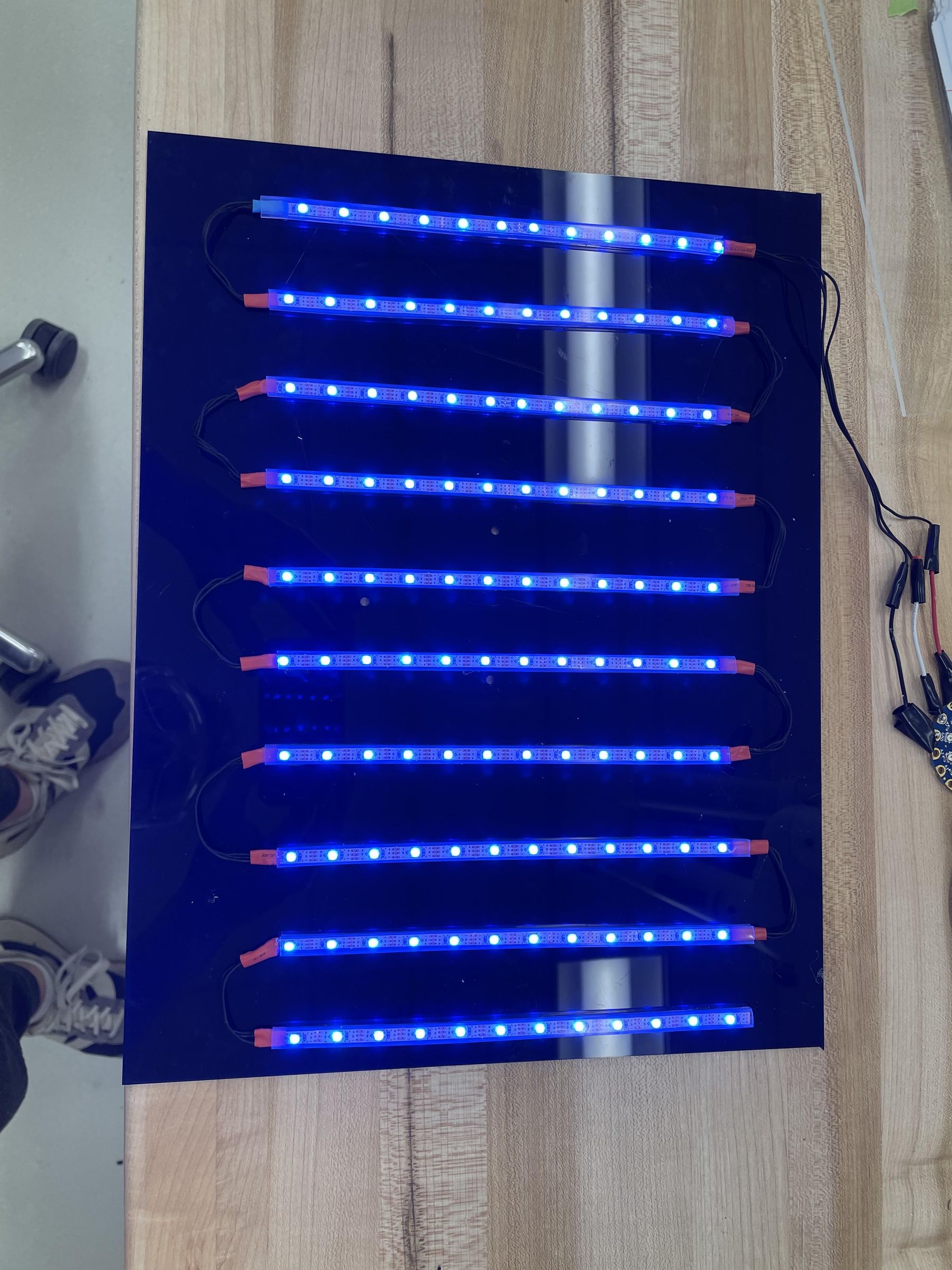 Assistive Tech Button Activated LED Matrix Sign Using Arduino : 6 Steps ...