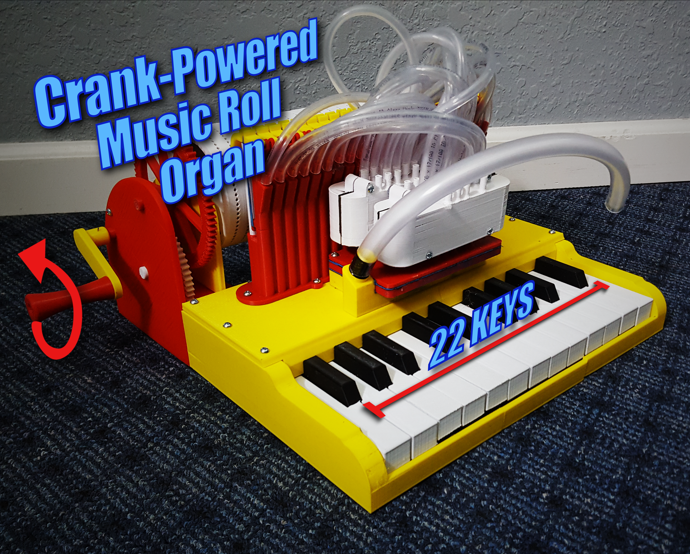 Crank-Powered, Music Roll Organ : 13 Steps (with Pictures) - Instructables