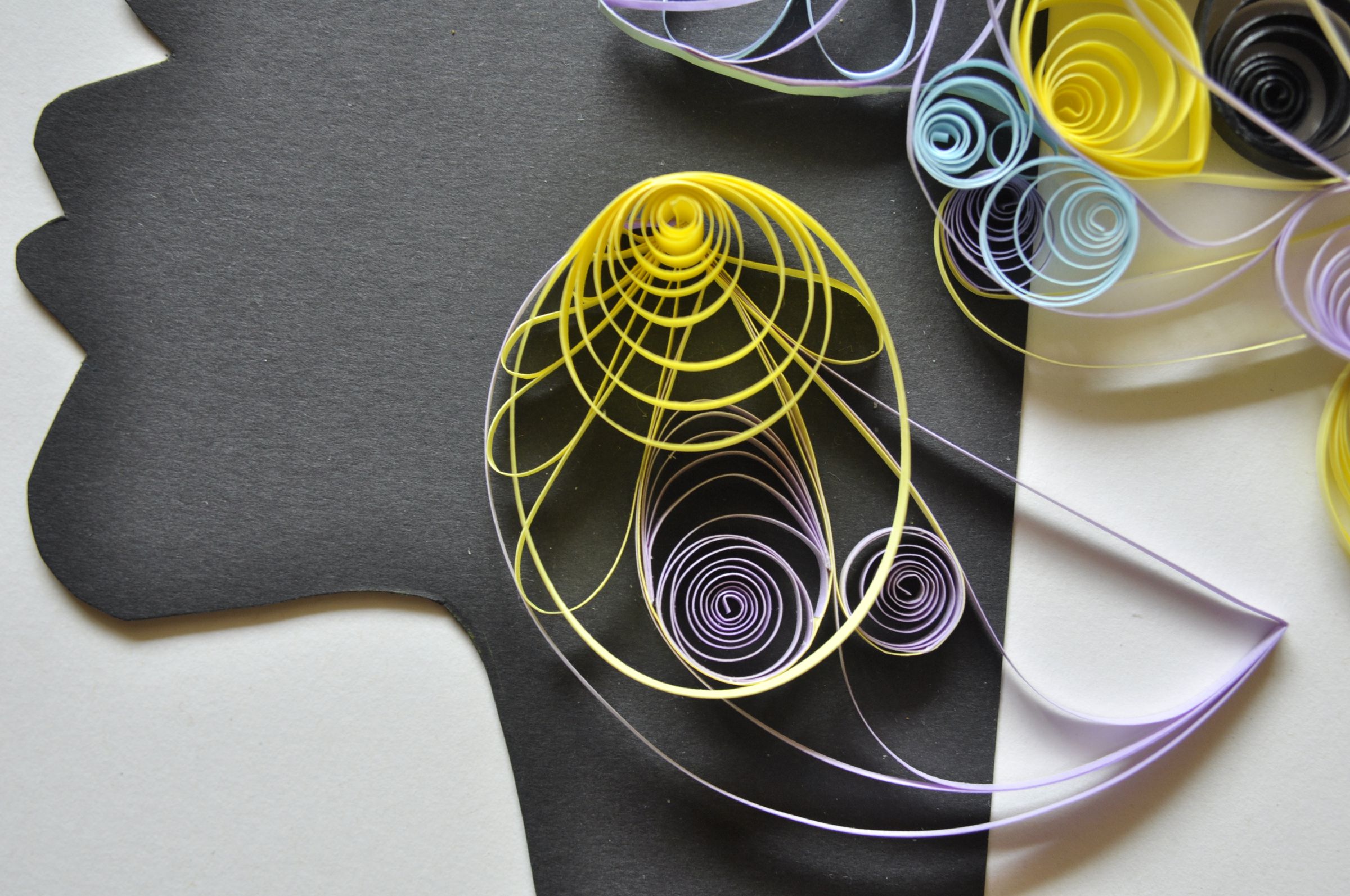 Flowering Head_quilled Paper Decoration : 4 Steps (with Pictures ...