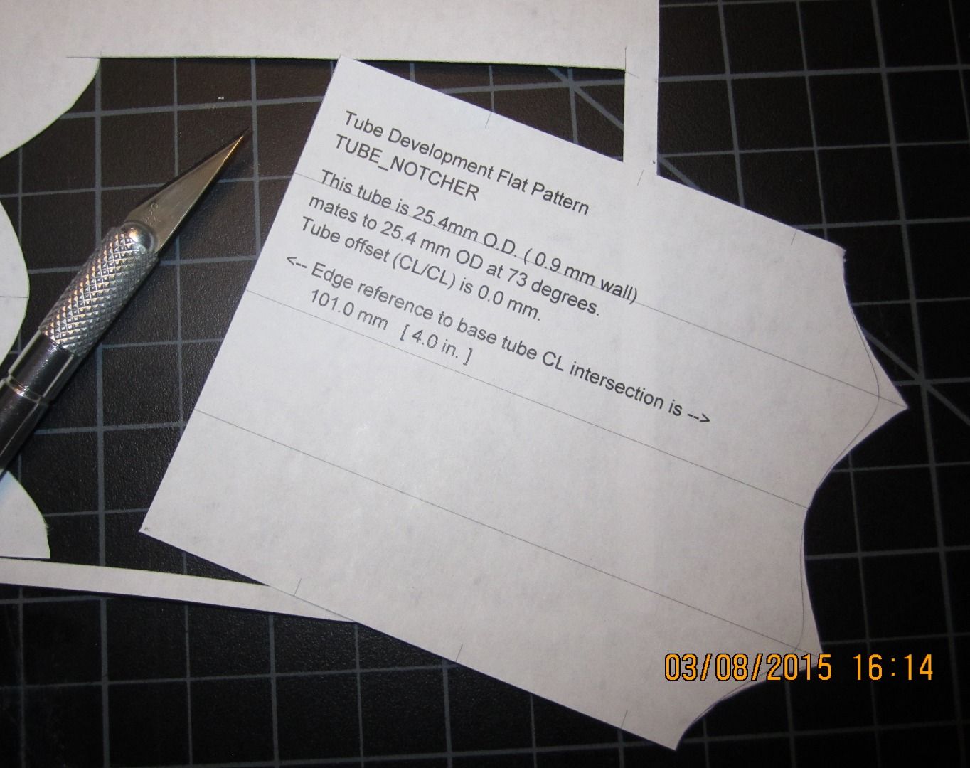 How to Miter (Cope) a Round Tube by Hand : 7 Steps (with Pictures ...
