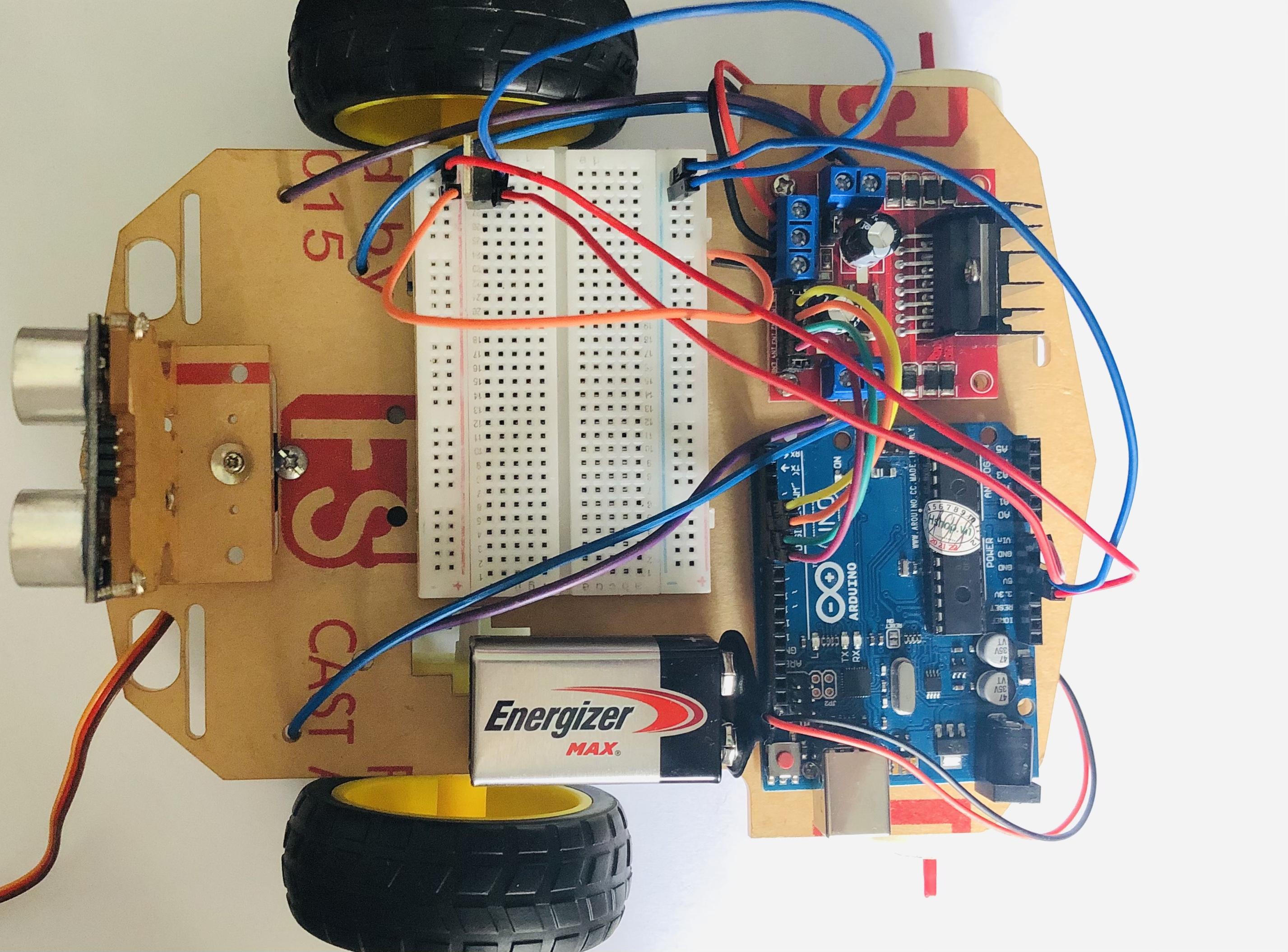 Arduino Obstacle Avoiding Robot Using an L298N Motor Driver : 9 Steps ...