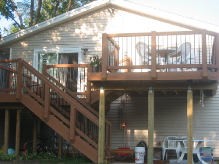 Back Bi Level Porch