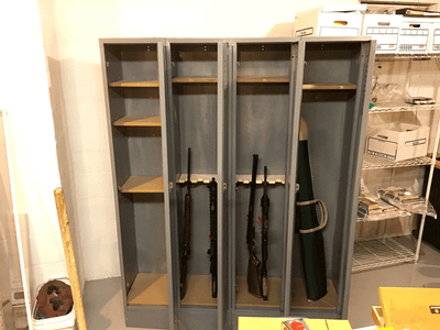Gun Locker Using Actual Lockers! : 7 Steps - Instructables