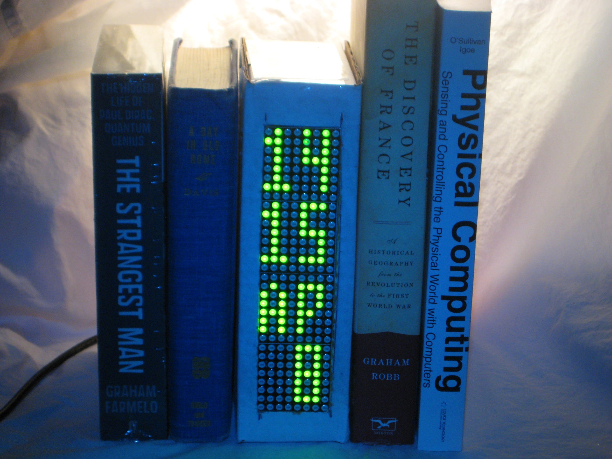 BookClock - Arduino-based Clock in a Cardboard Box : 5 Steps - Instructables