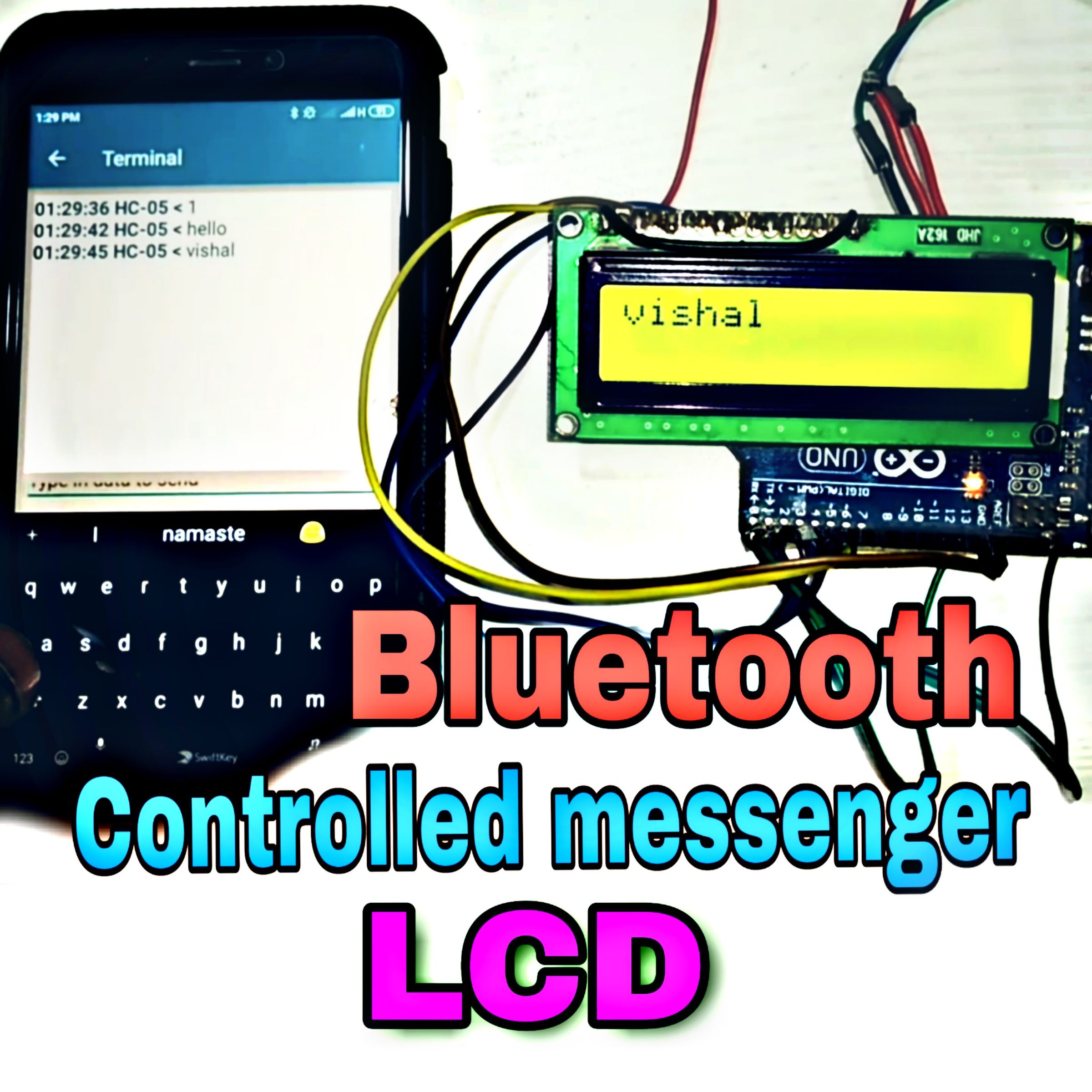 Bluetooth Controlled Messenger LCD || 16x2 LCD || Hc05 || Simple || Wireless Notice Board : 9 ...