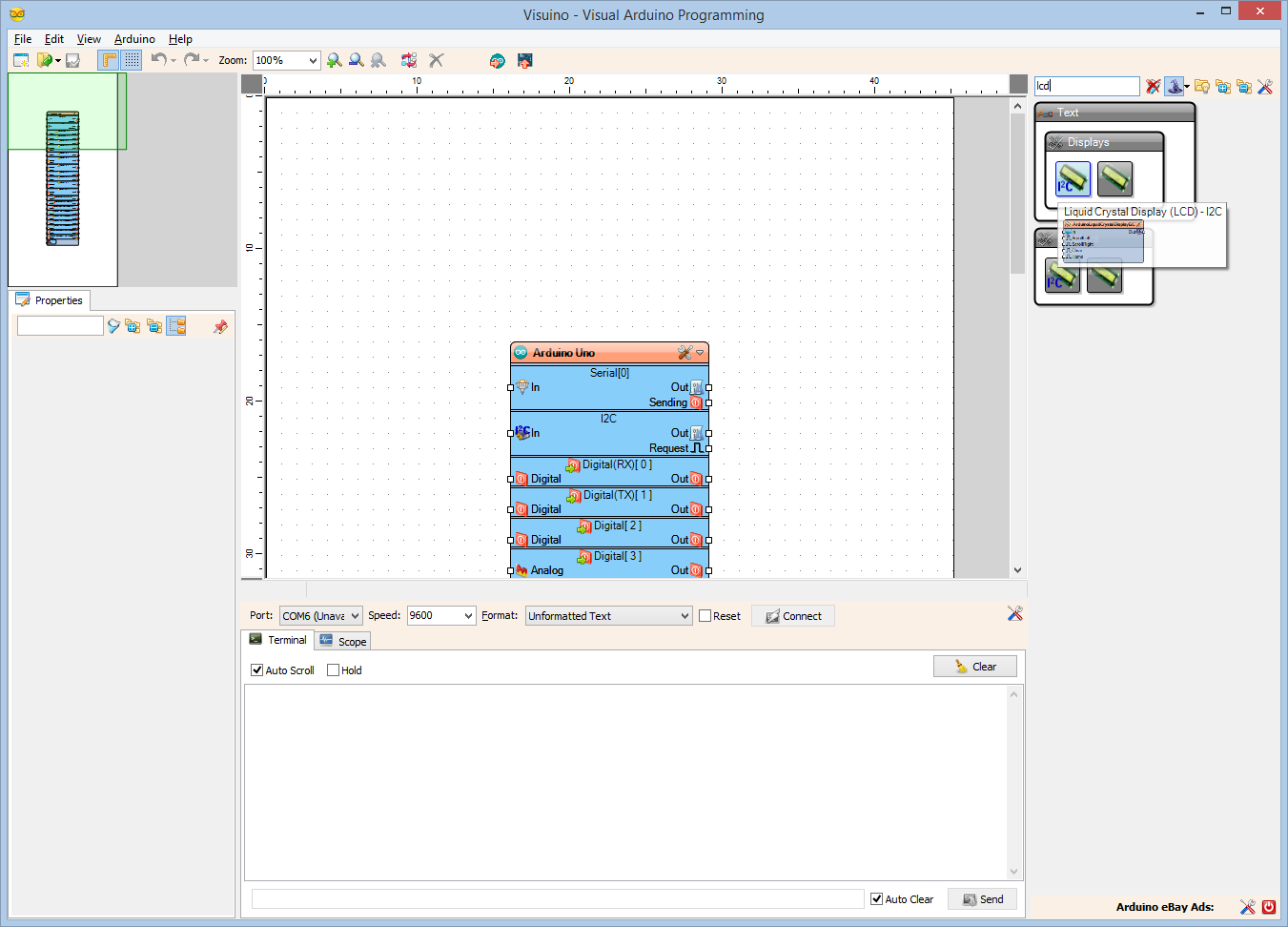 Arduino Nano: BMP180 Barometric Pressure and Temperature I2C 2 X 16 LCD ...