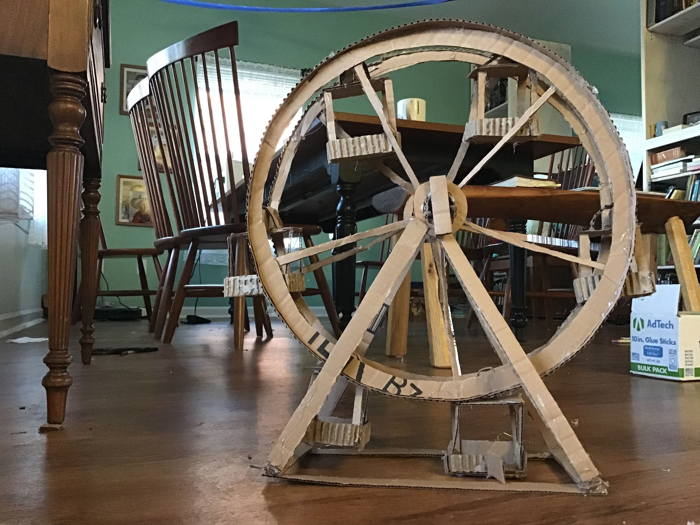 Cardboard Ferris Wheel : 9 Steps - Instructables