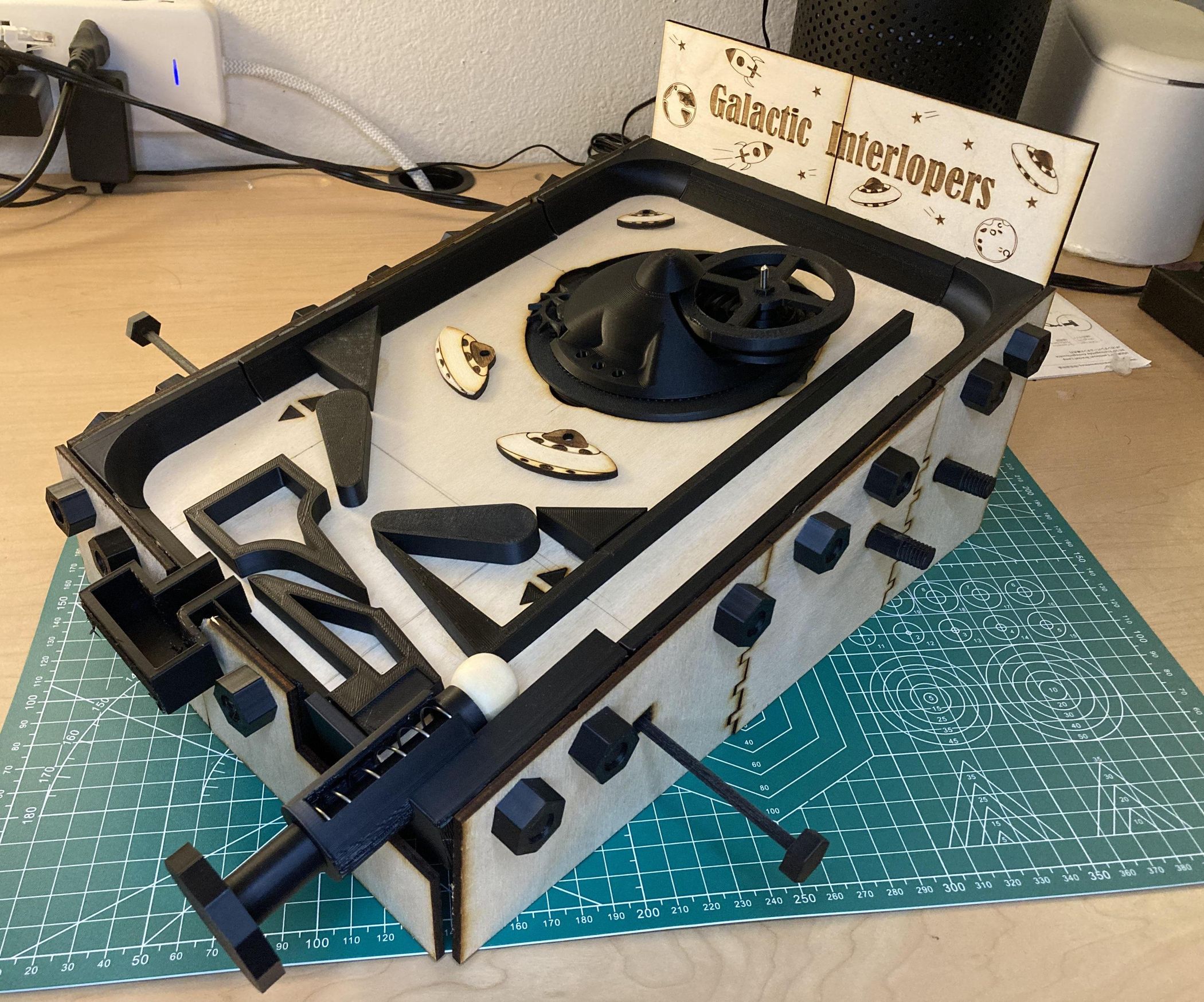 Miniature Mechanical Pinball Arcade Machine : 15 Steps (with Pictures ...